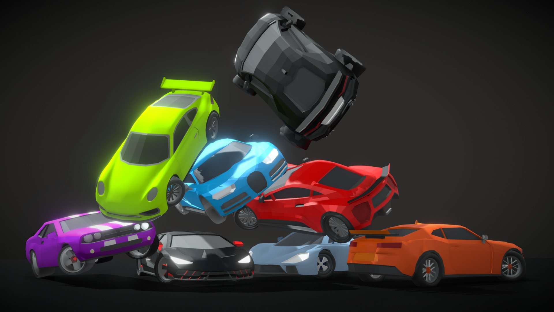 Low Poly Super Cars Collection - Buy Royalty Free 3D model by MWHD ...