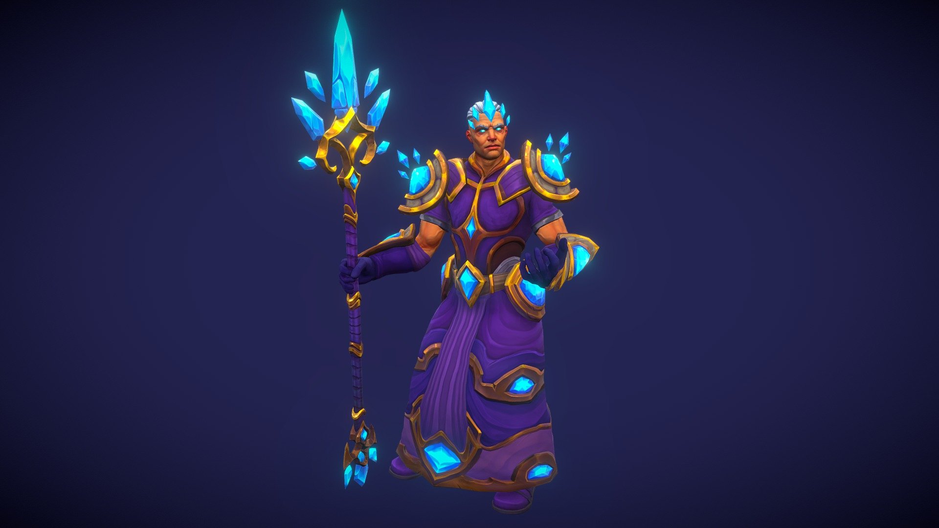 Stylized Human Male Mage (Outfit) - 3D model by N-hance Studio ...