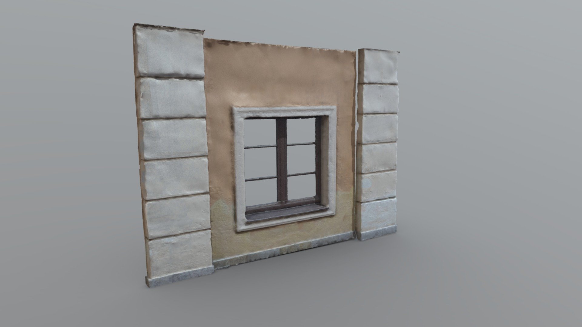 Wall - Download Free 3D model by Zende [2050b49] - Sketchfab