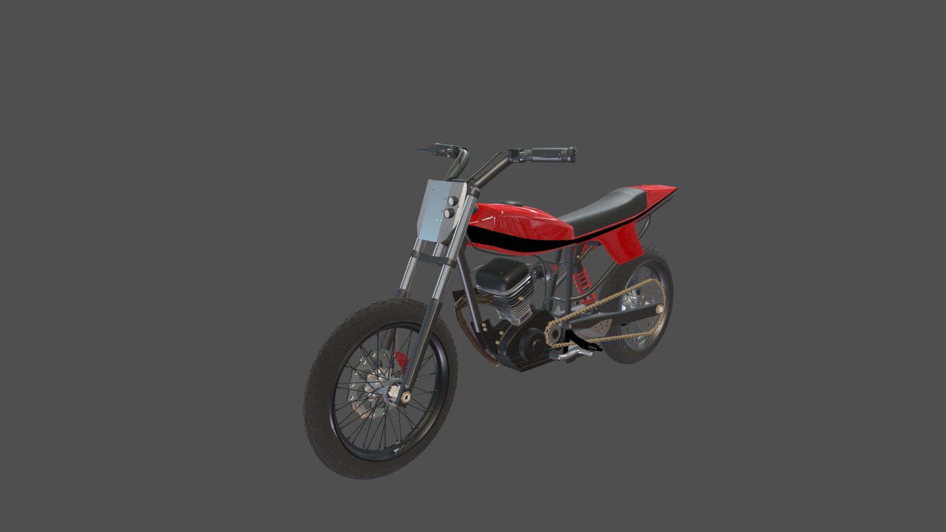 Custom Flat Track Motorcycle - Download Free 3D model by RagingCow ...