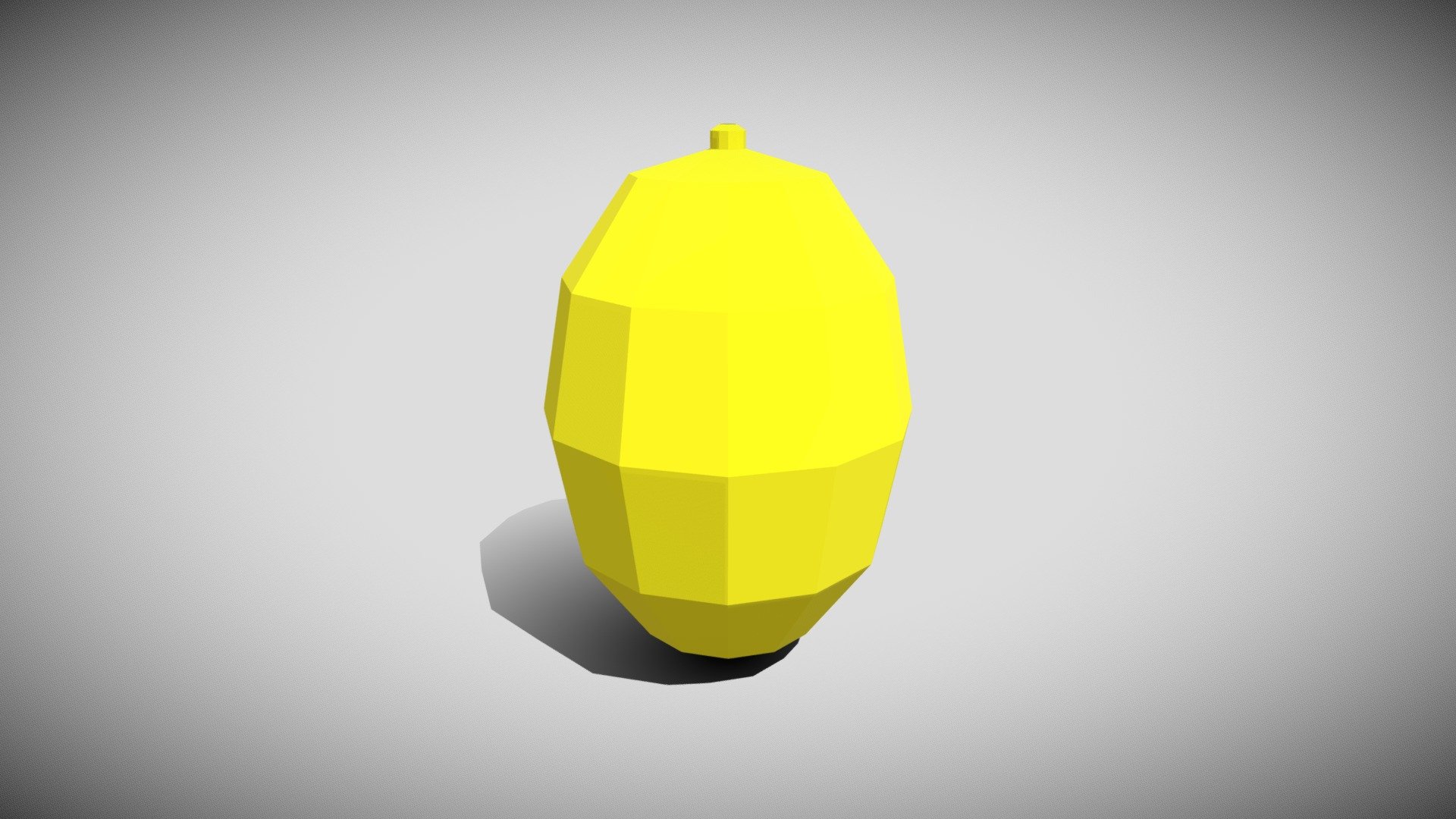 Low Poly Lemon - Buy Royalty Free 3D model by AssetSource [2052b54 ...