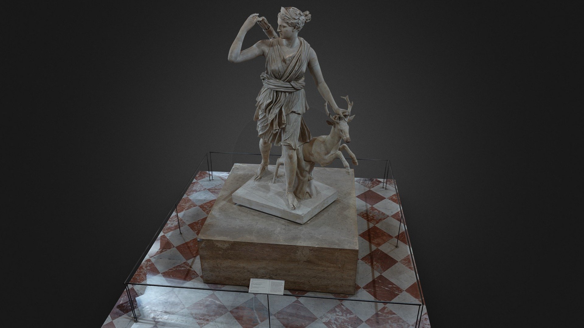 Diana the Huntress, Louvre Museum, Paris, 2024 - 3D model by ...