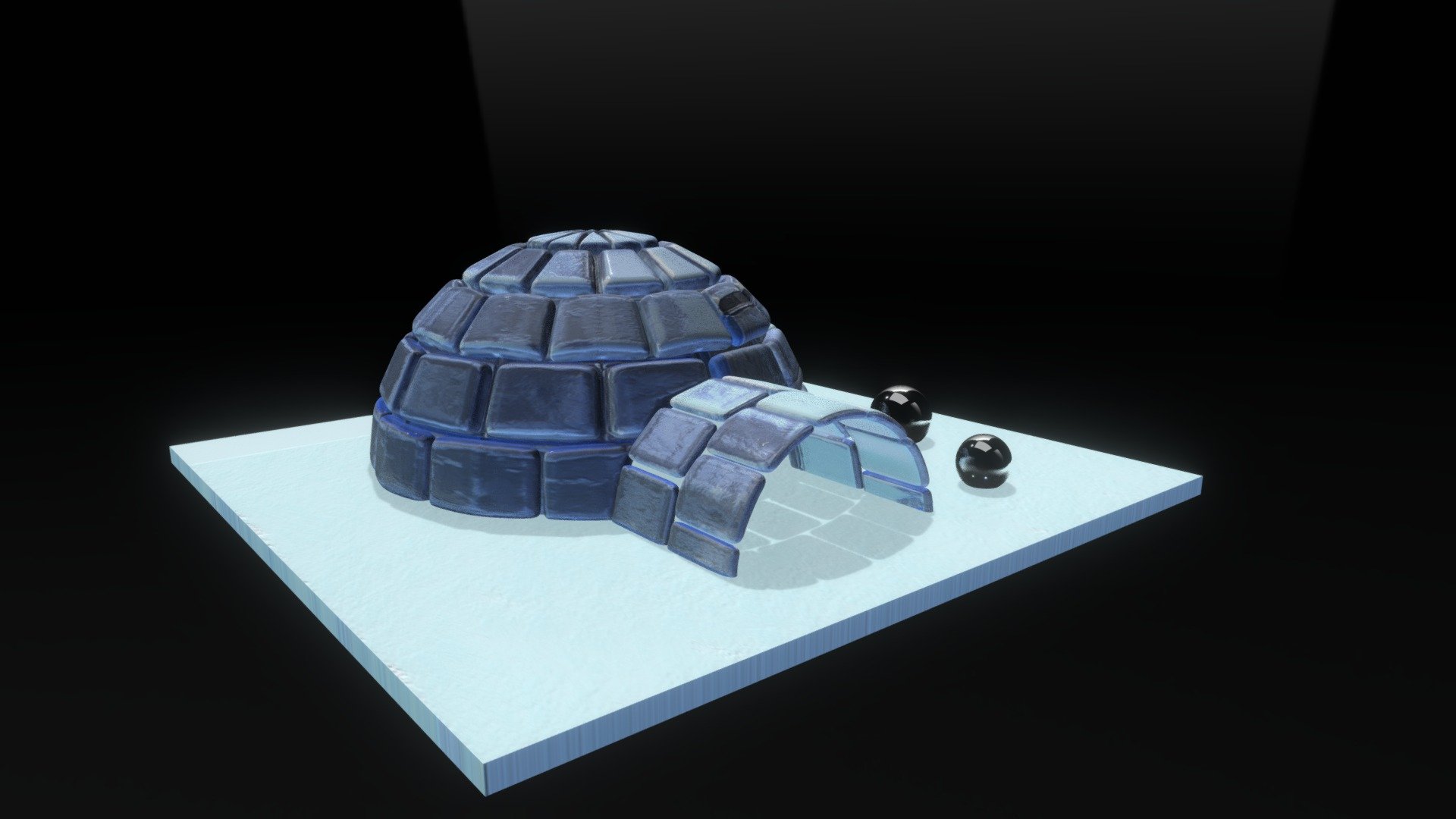 Igloo - Download Free 3D model by kota1313 [2054b49] - Sketchfab