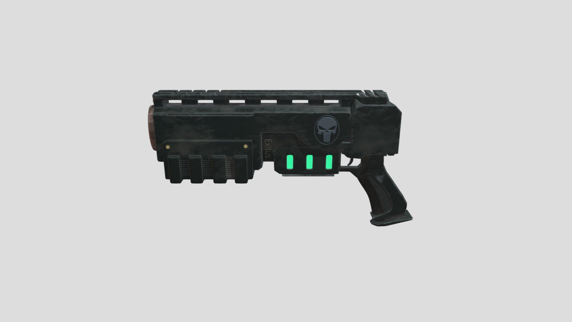 Exitus gun - Download Free 3D model by kornilov-lenya [205635e] - Sketchfab