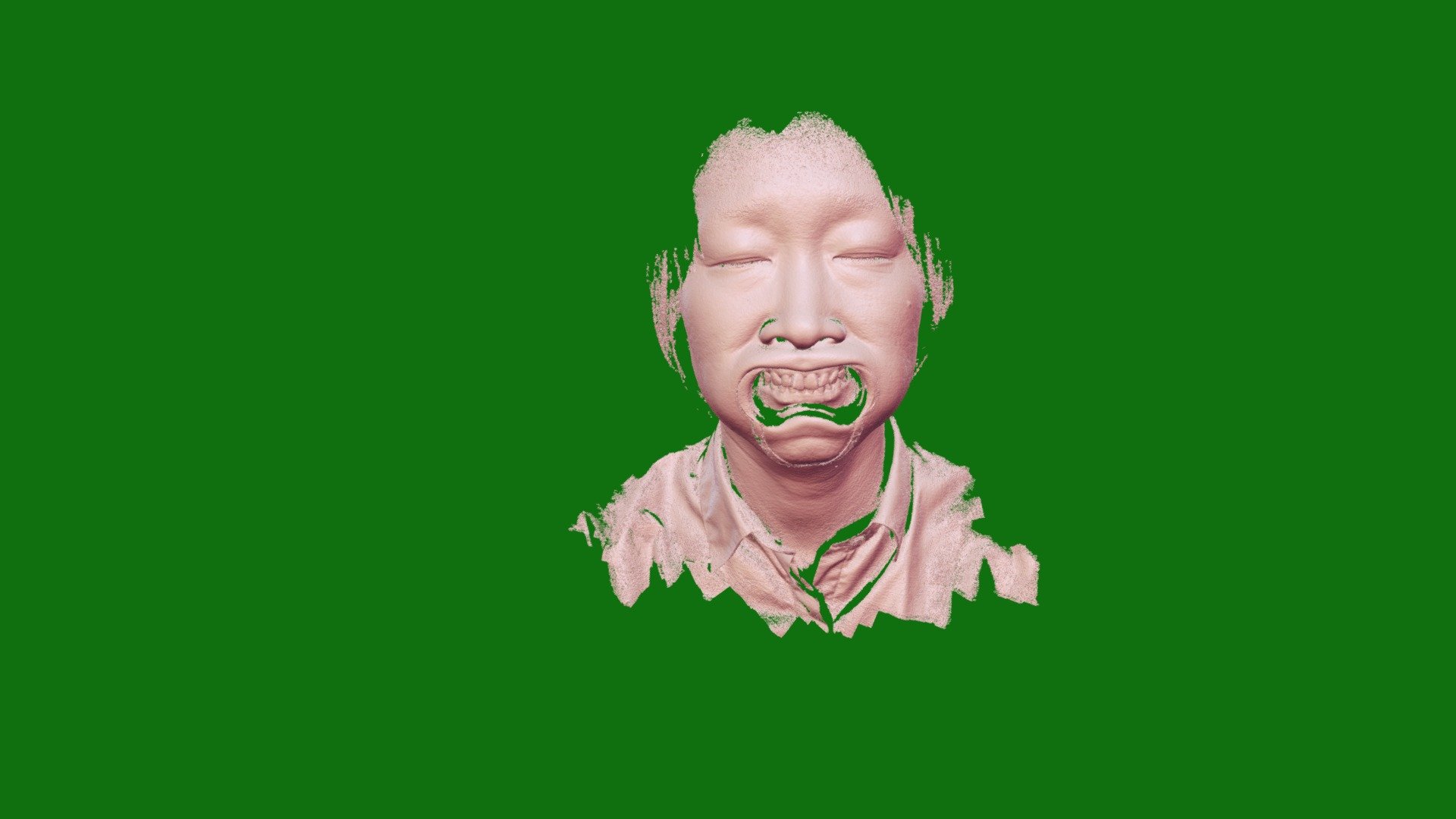 Face with teeth - 3D model by Nancy/Lanzi Luo (@Thunk3D-Nancy) [205806c ...