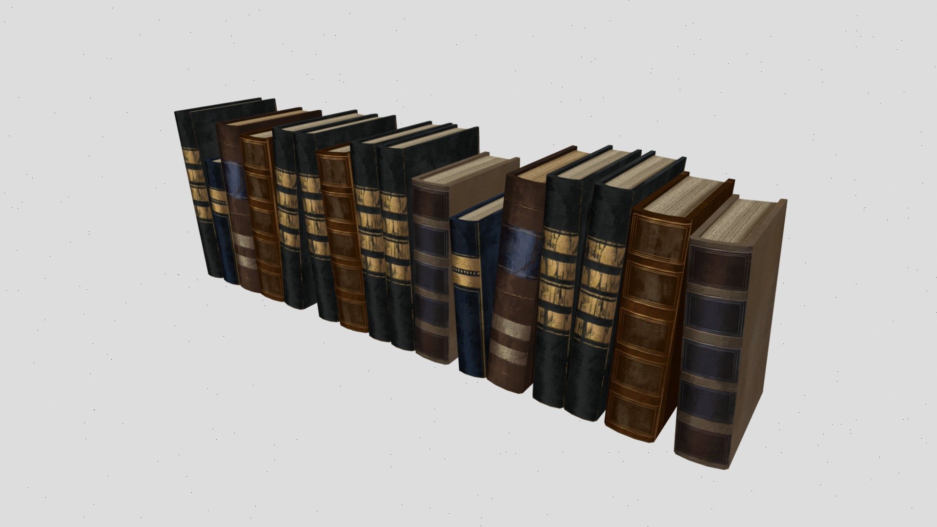 Hand Painted Old Books Geometry Nodes - Download Free 3D model by ...