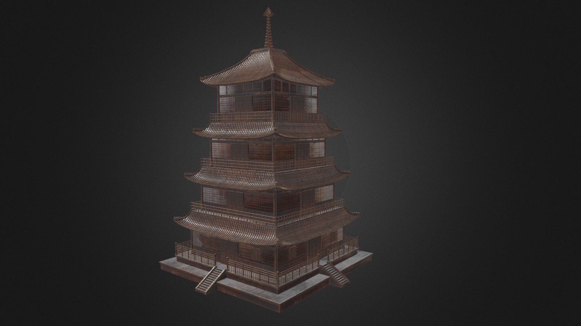 Procedural pagoda test - Download Free 3D model by ghostnoface [205b7d9 ...