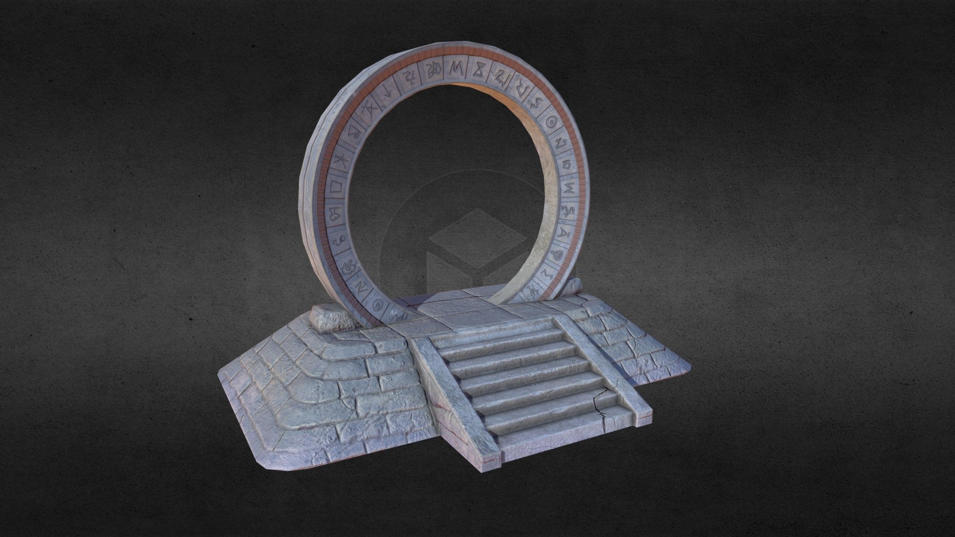 Stone Gateway - 3D model by Konstantin Kaftaykin (@3dKostya) [205d05c ...