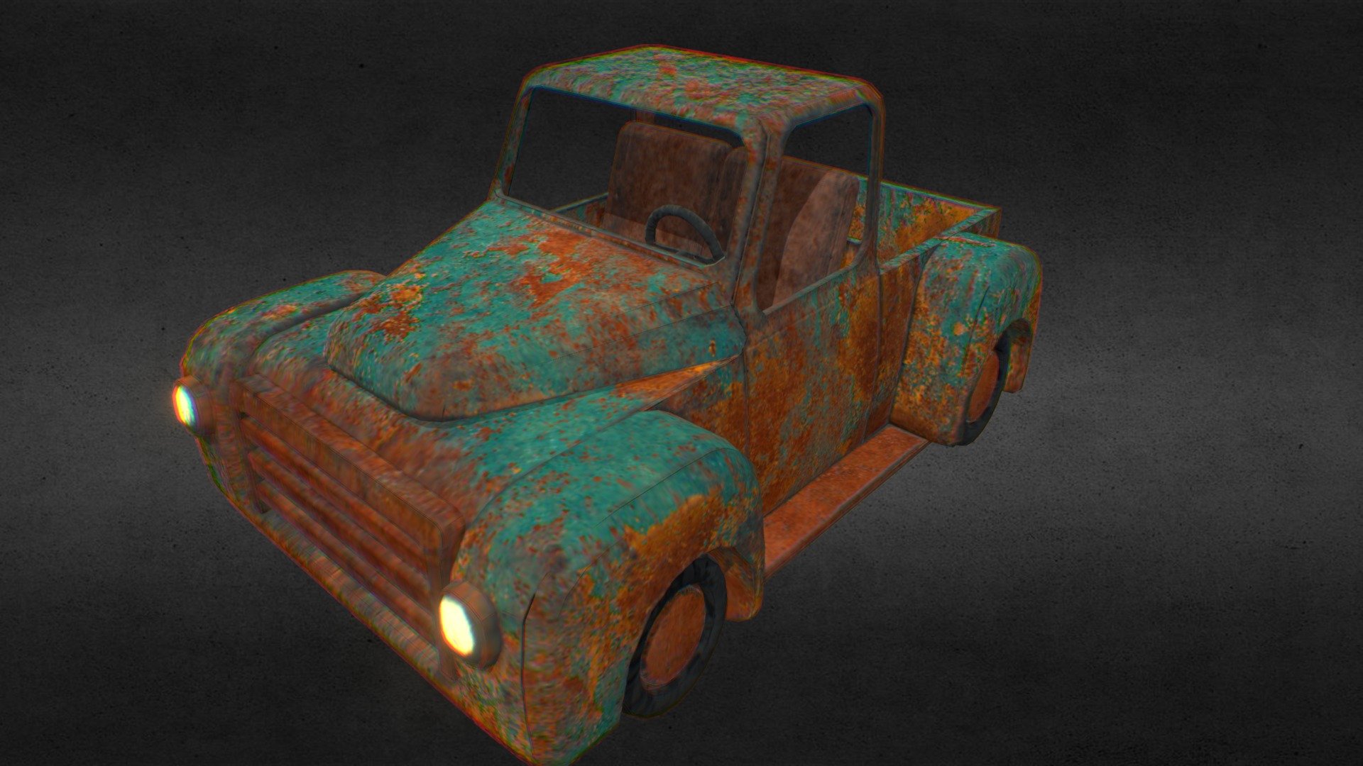Junkyard Car - 3D model by agnesmichalska [205d3ef] - Sketchfab