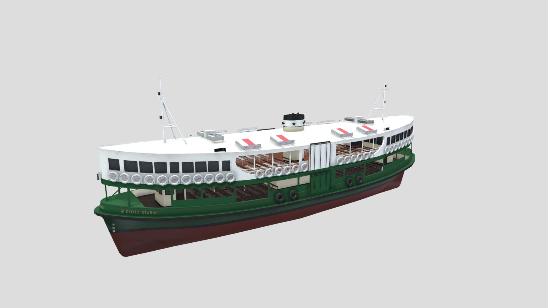 Star Ferry 4th Generation - 3D model by Jeremychit [205e3b9] - Sketchfab