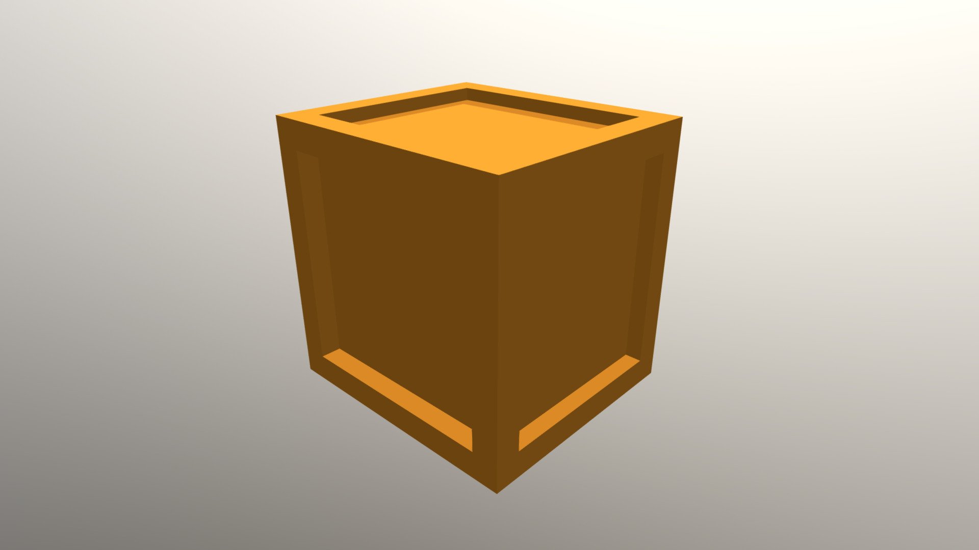 Square wooden box - 3D model by swjeta [2060e3c] - Sketchfab