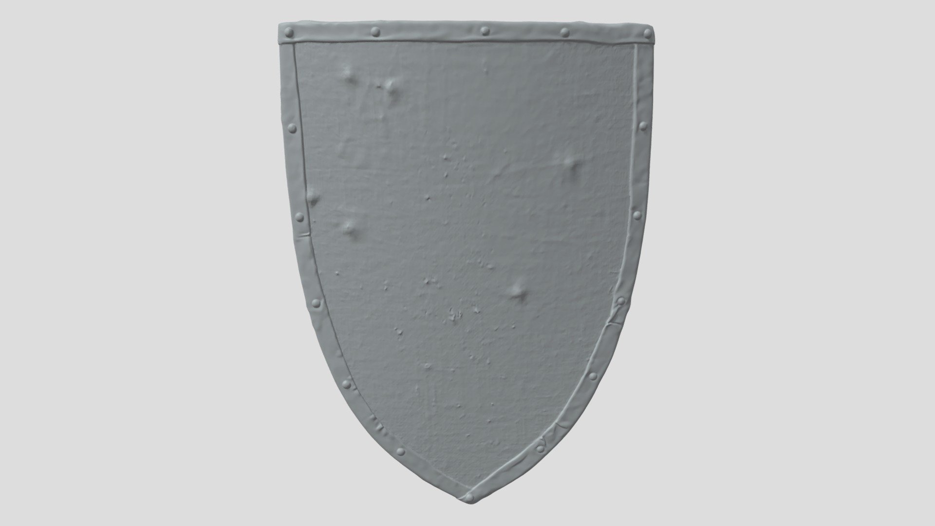 knight shield leather covered - Buy Royalty Free 3D model by 3Dlab ...