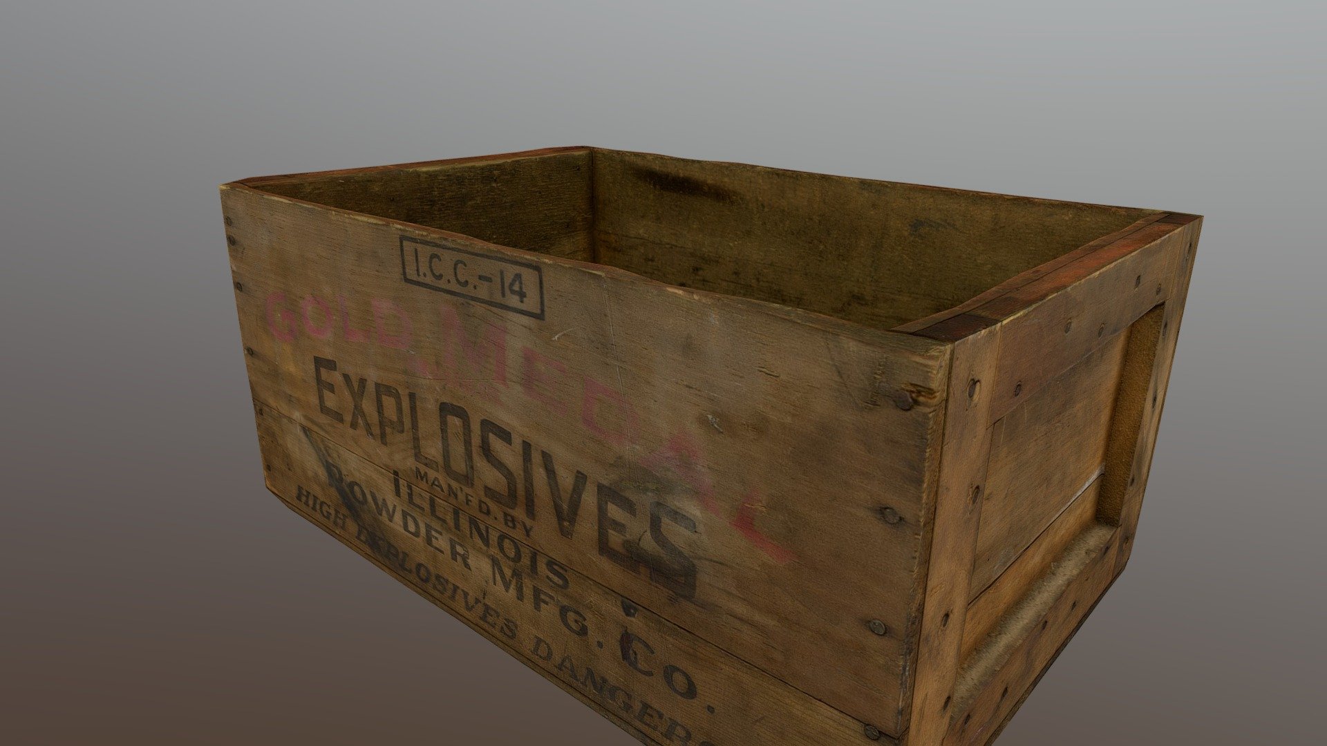 Wooden box loot crate of explosives - Buy Royalty Free 3D model by 3D ...
