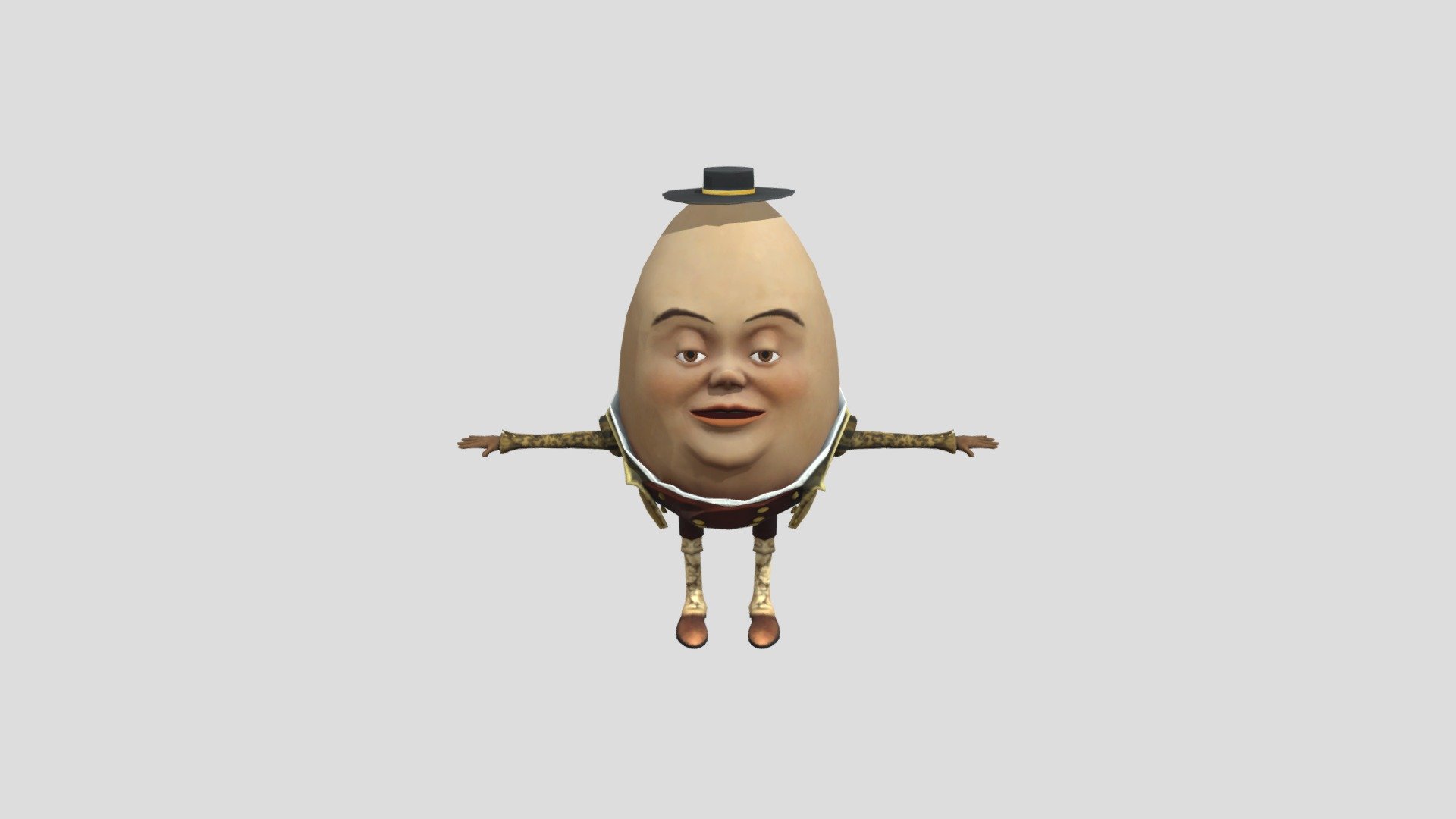 Wii - Puss In Boots - Humpty Dumpty - Download Free 3D model by ...