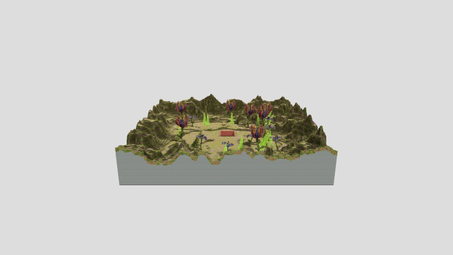 PixelMine | 20 Nature Prison Mines Mine7 - 3D model by Pixel Mine ...