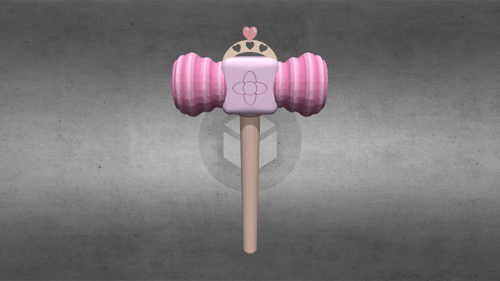 Magical Mary - Mary's Piko-Piko Hammer - 3D model by Xane Myers (@Xane ...