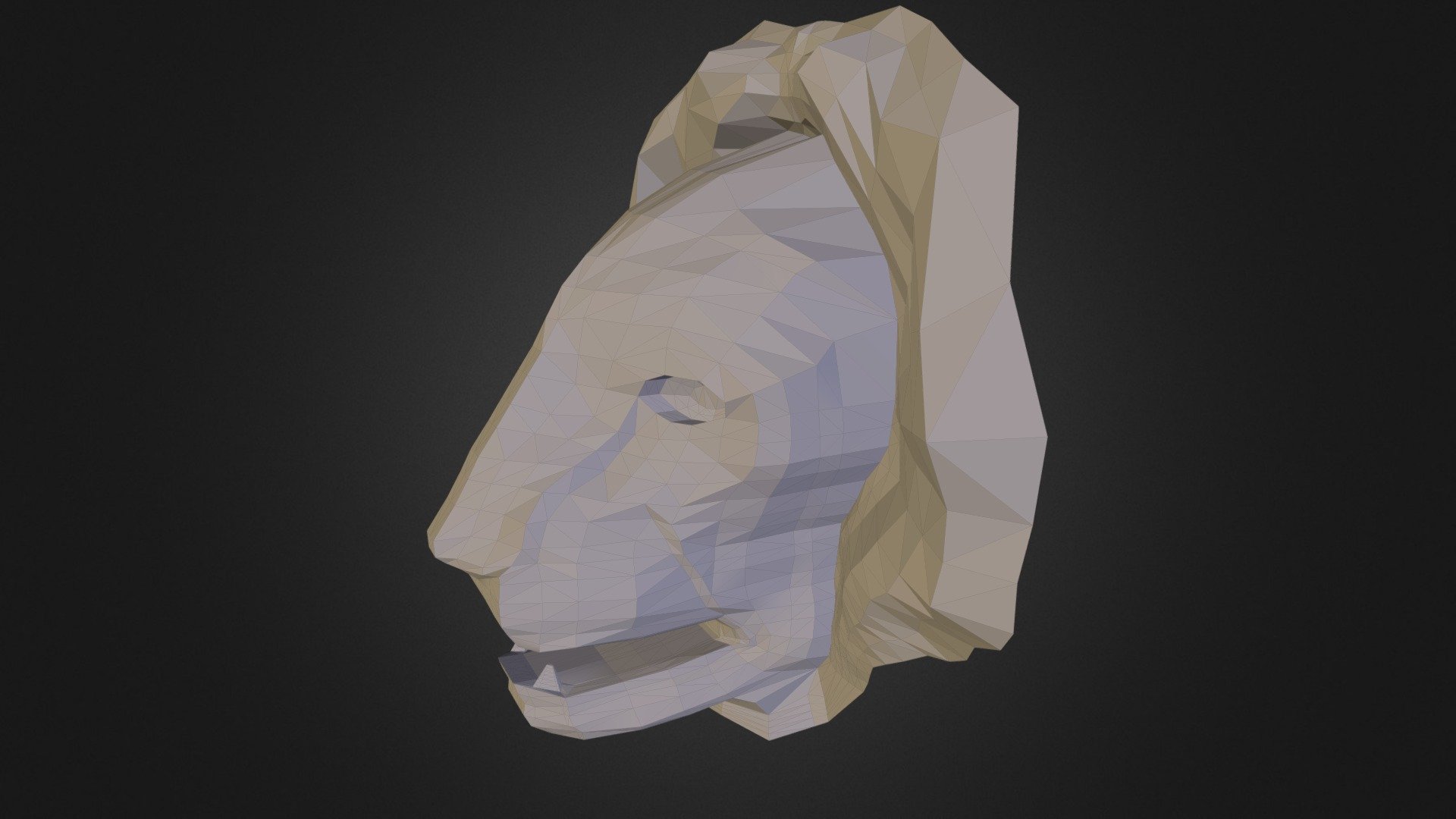 Lionhead WIP1 - 3D model by Harj (@harjinder) [2066b8a] - Sketchfab