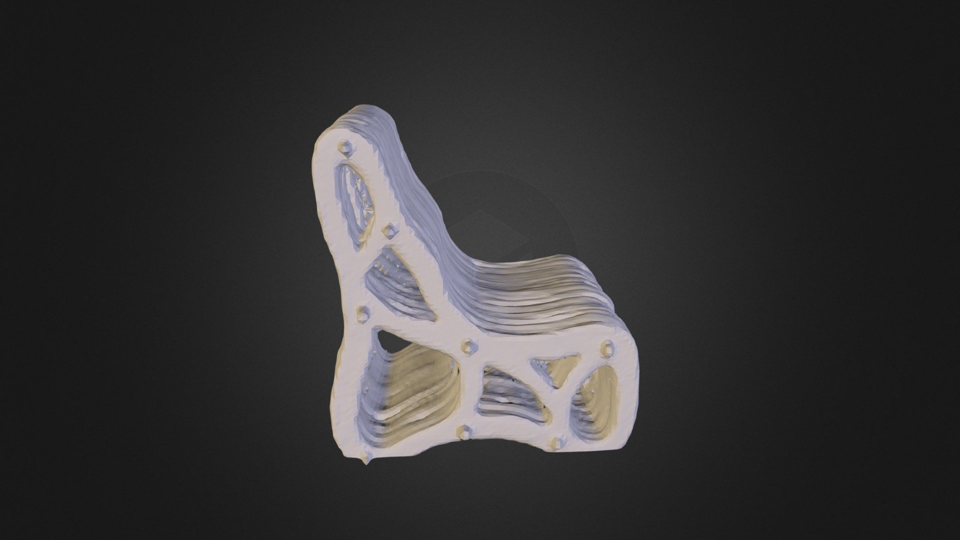 Cardboard Chair - 3D model by tilanka [2067b5c] - Sketchfab