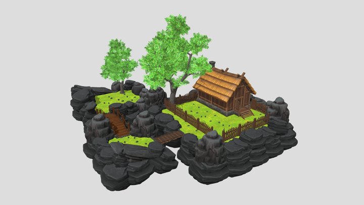 Game-scene 3D models - Sketchfab