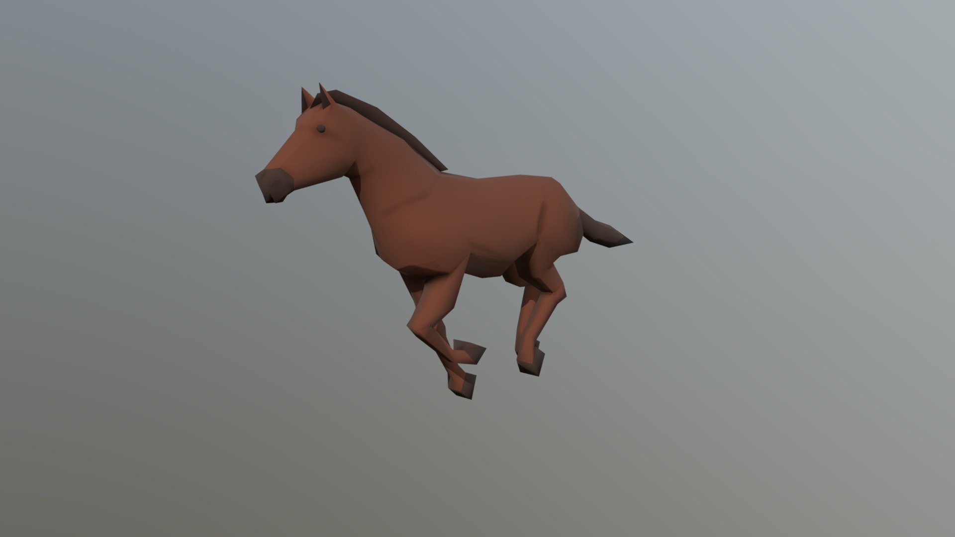 LowPoly Horse Running - 3D model by owowowsam [206aa0e] - Sketchfab