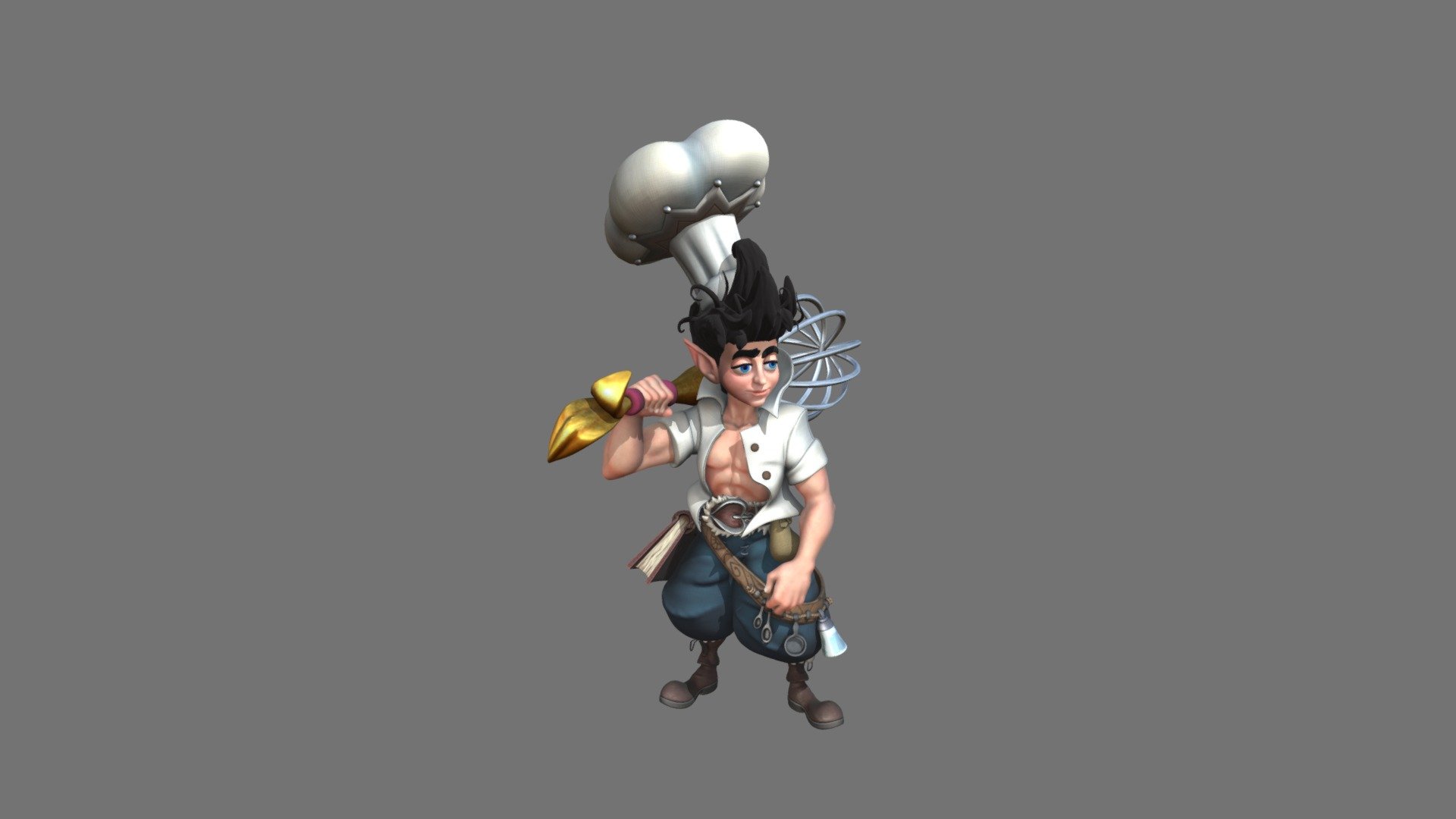 Chef_model - 3D model by klu.mery [206af39] - Sketchfab