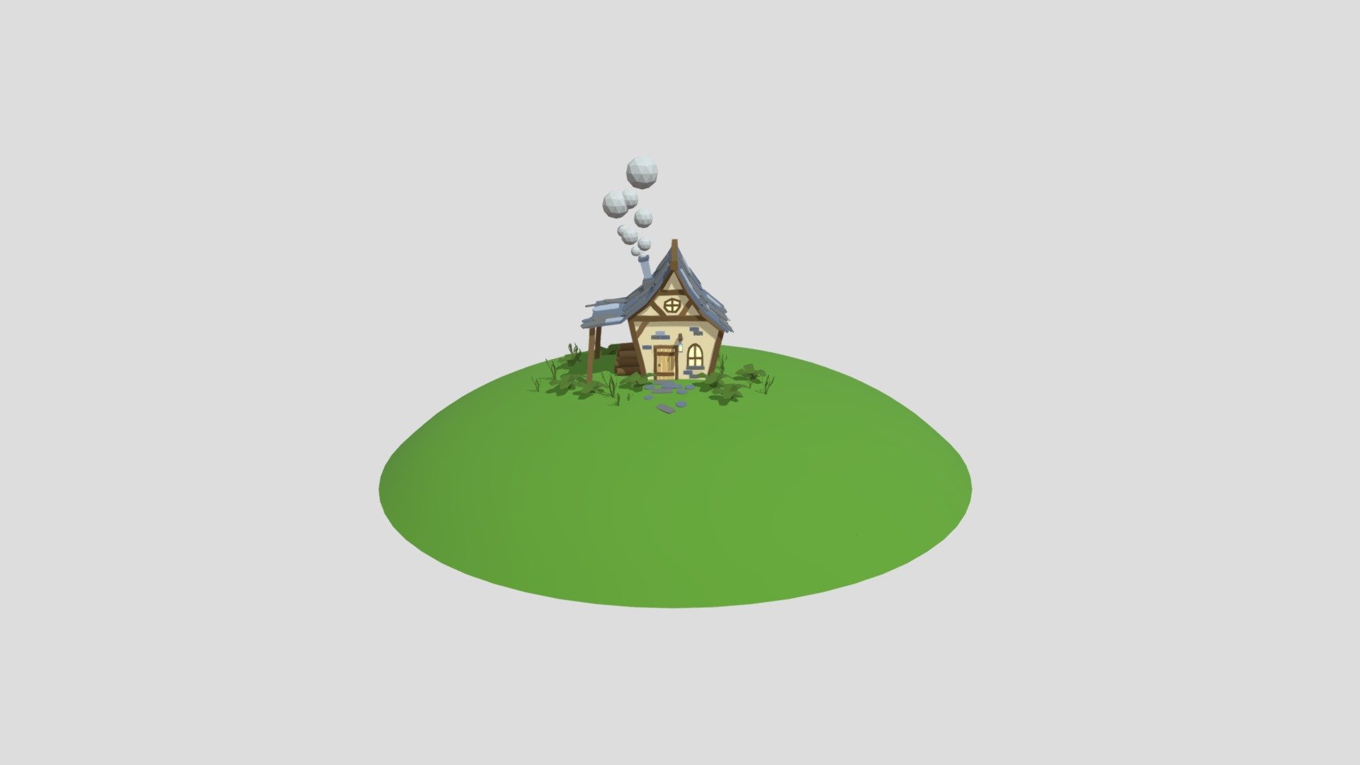 Low Poly Cottage - Download Free 3D model by johantorfs [206b93c ...