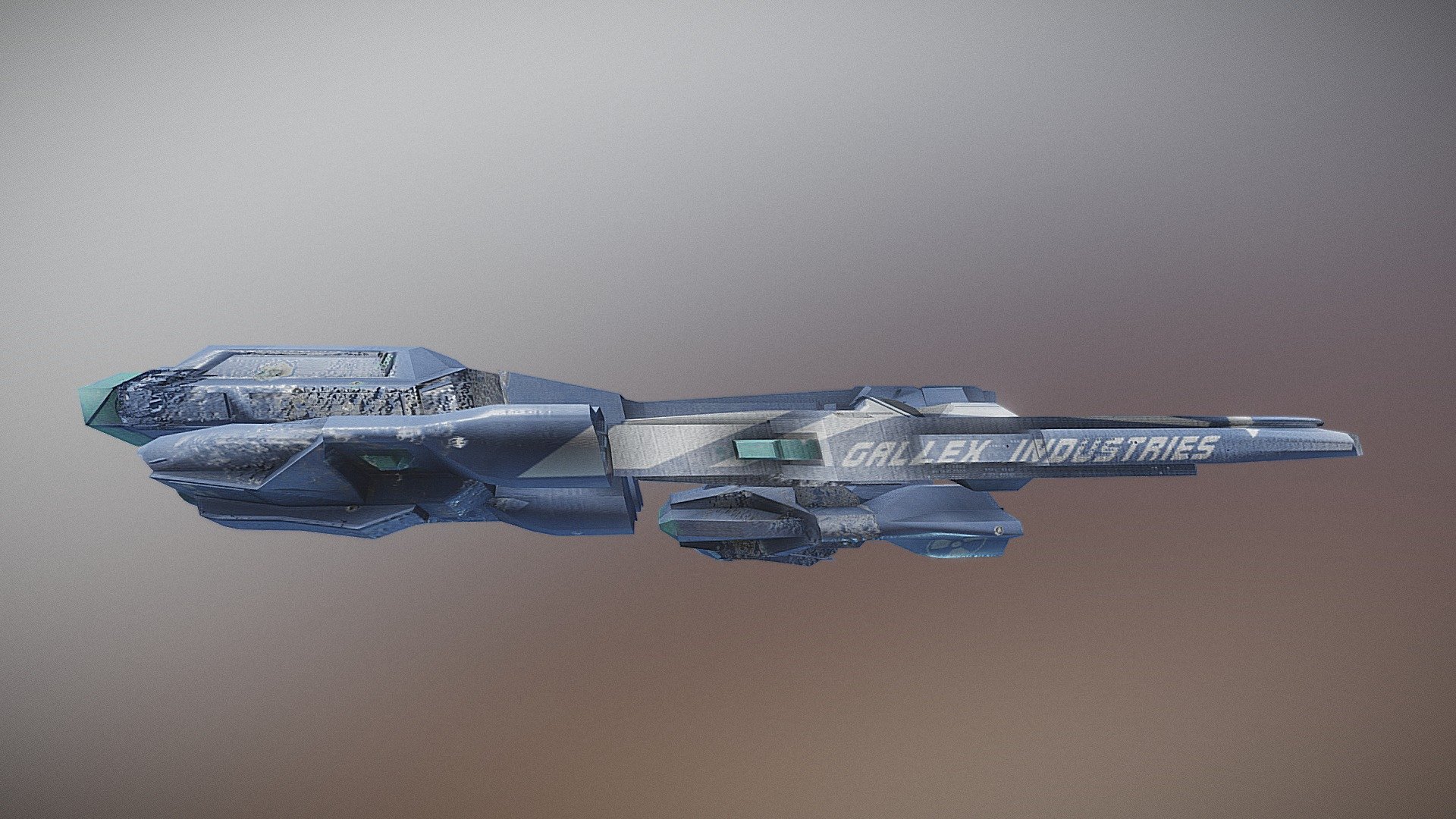 CSC SERENIA, free lowpoly capital ship model - Download Free 3D model ...