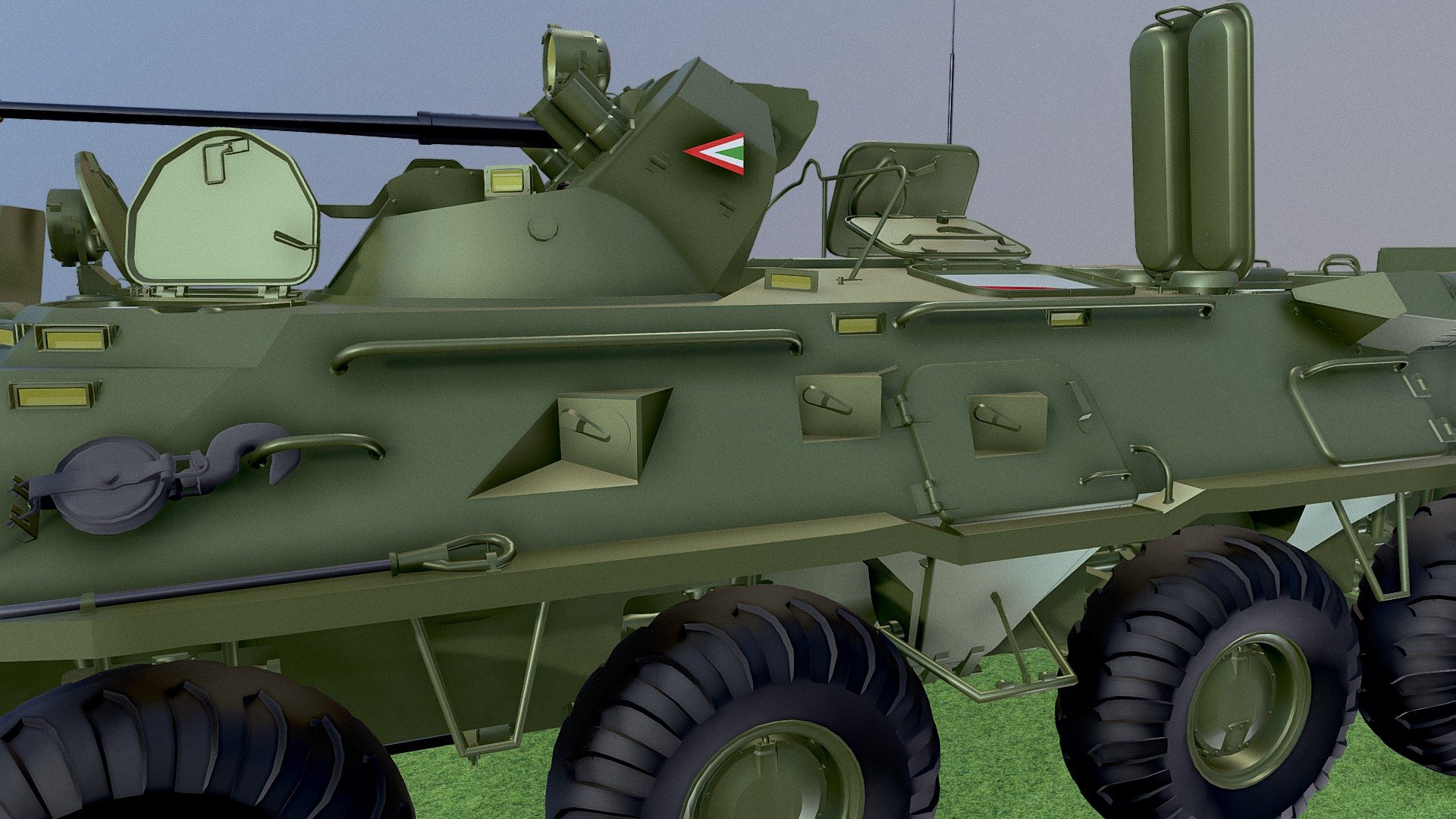 BTR-82A Hungarian Amred Forces - Download Free 3D model by ...
