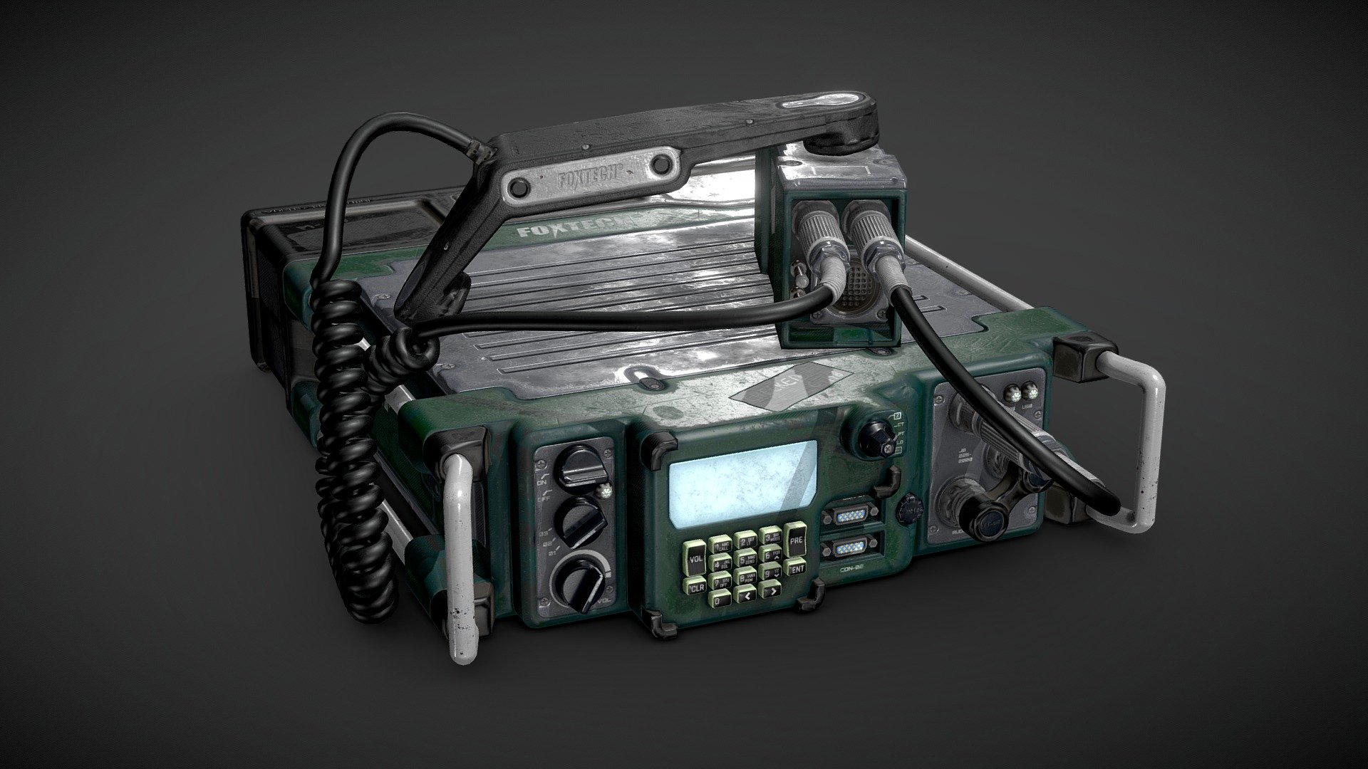 Military Radio - 3D model by erreao.97 [206c990] - Sketchfab