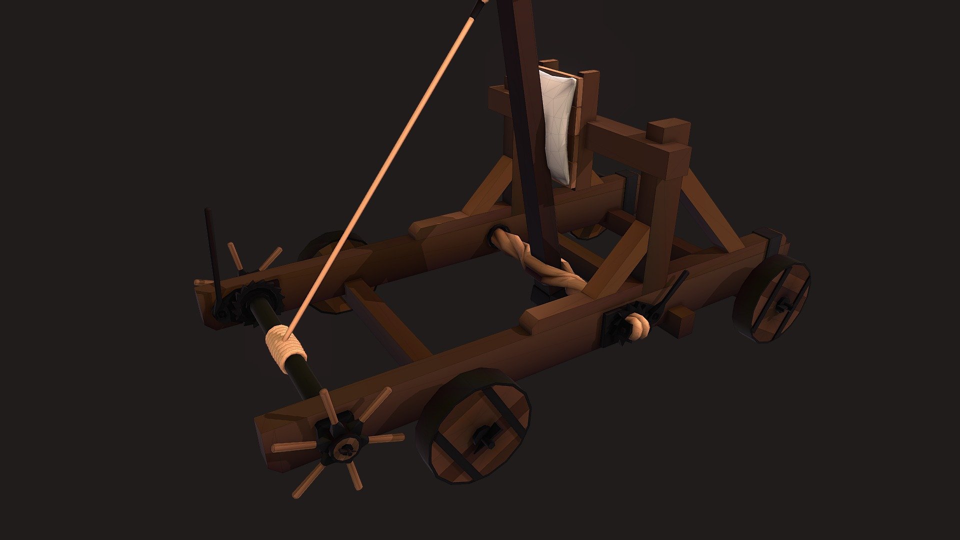 Catapult - 3D model by Paul Merrell (@paulmerrell) [206d7dc] - Sketchfab