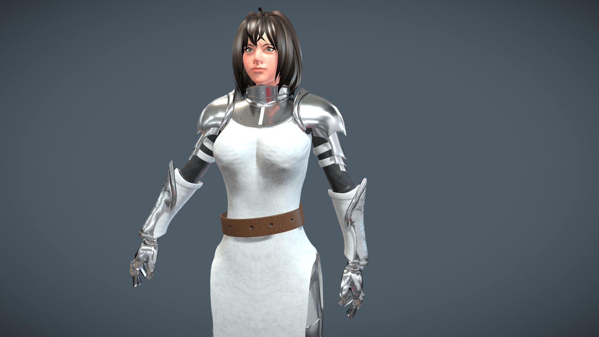 Saint Knight - Download Free 3D model by HaseoArc (@zorahomura ...