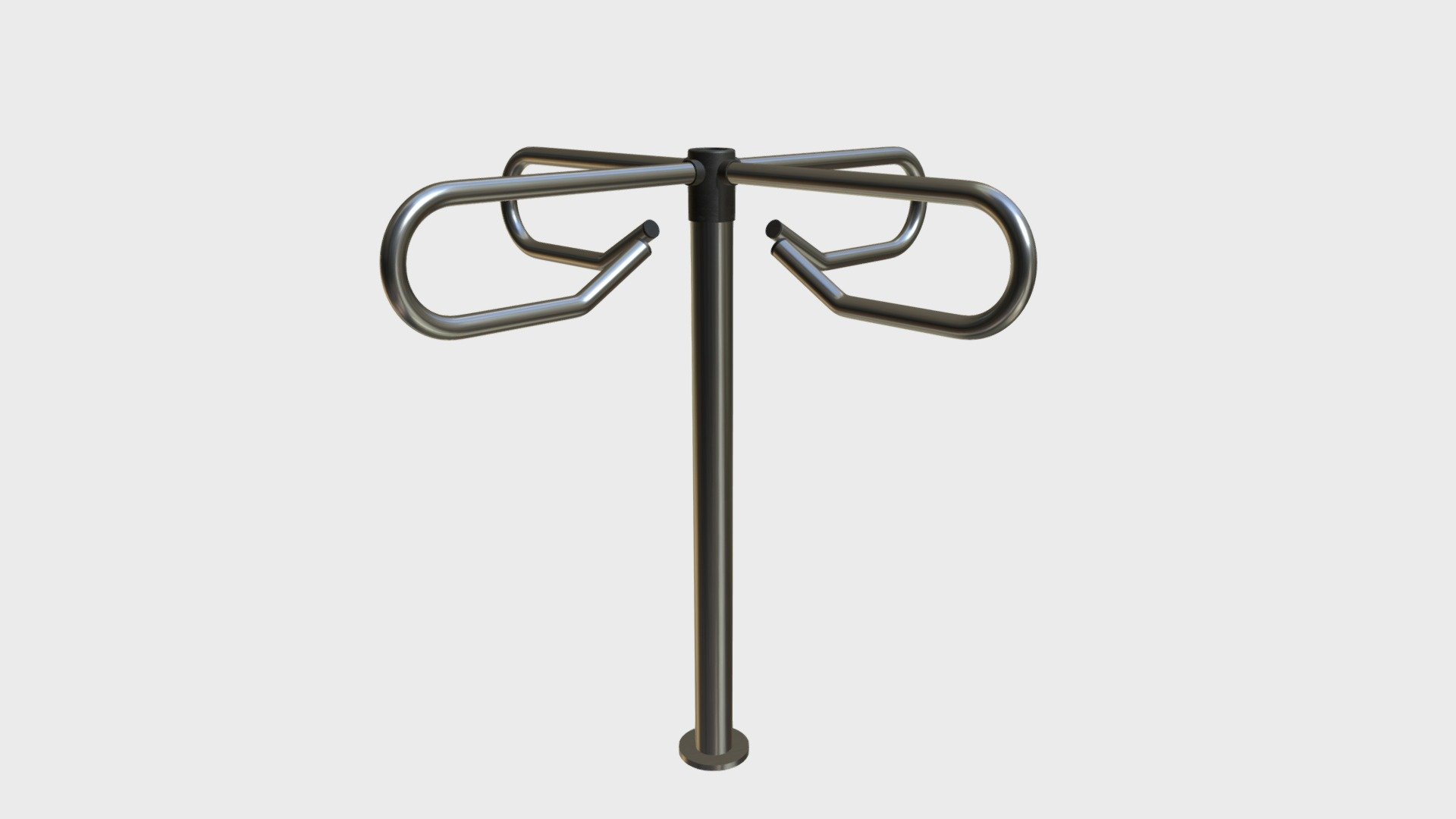 Rotating turnstile gate - Buy Royalty Free 3D model by ...