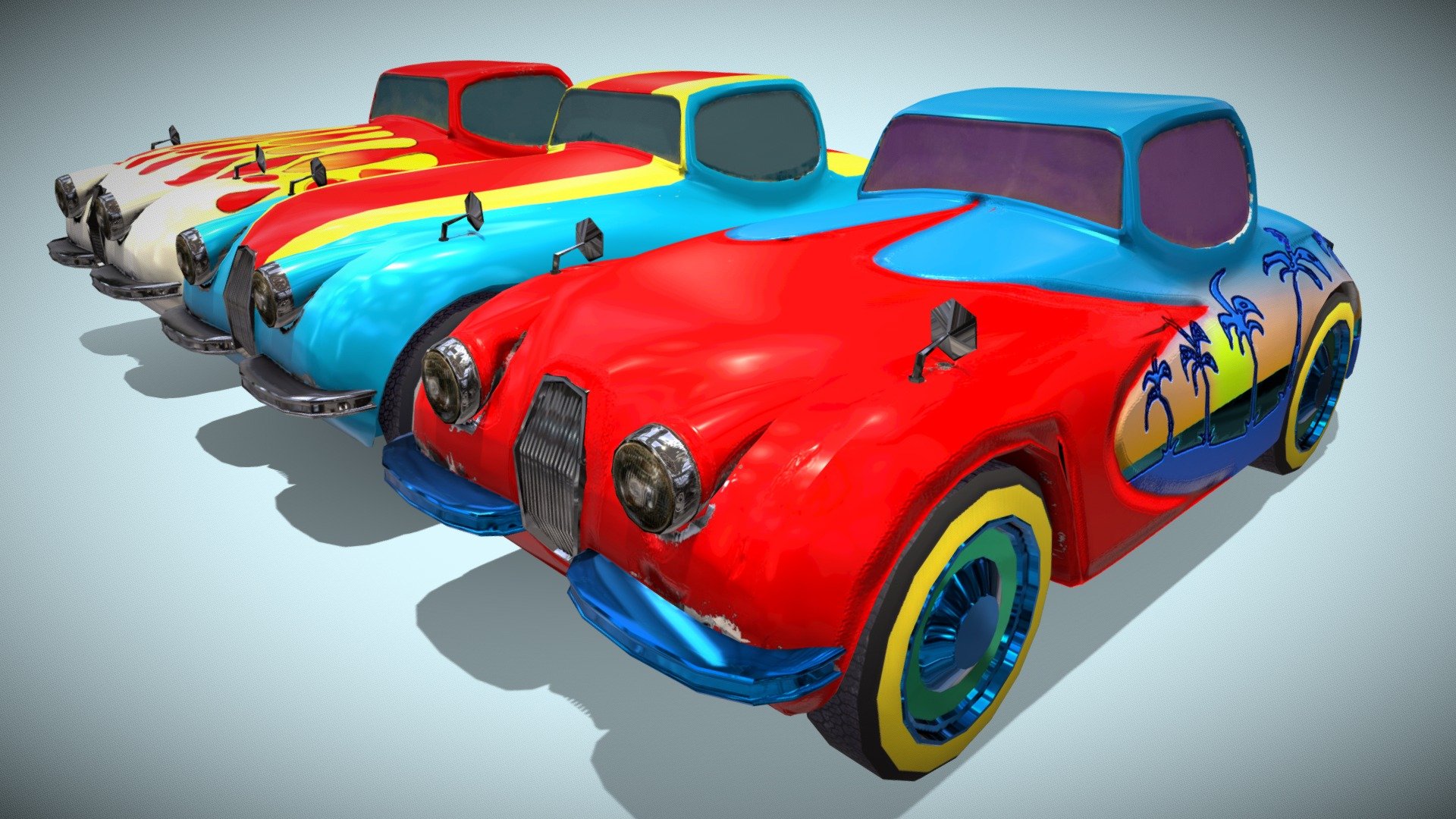 Toy Car L33t V7 Pack - Buy Royalty Free 3D model by Pingo (@pingotinto ...