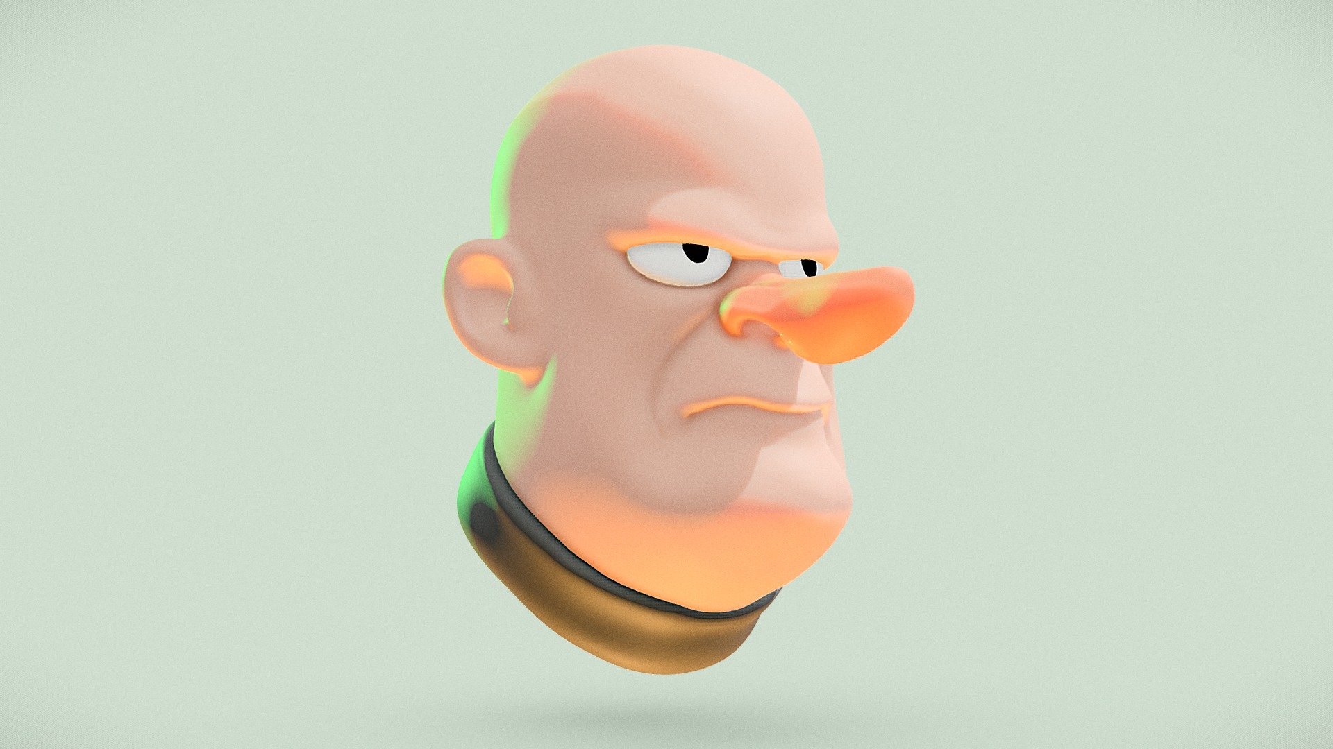 Toon head Freebie - Download Free 3D model by CzernO (@czernobog ...