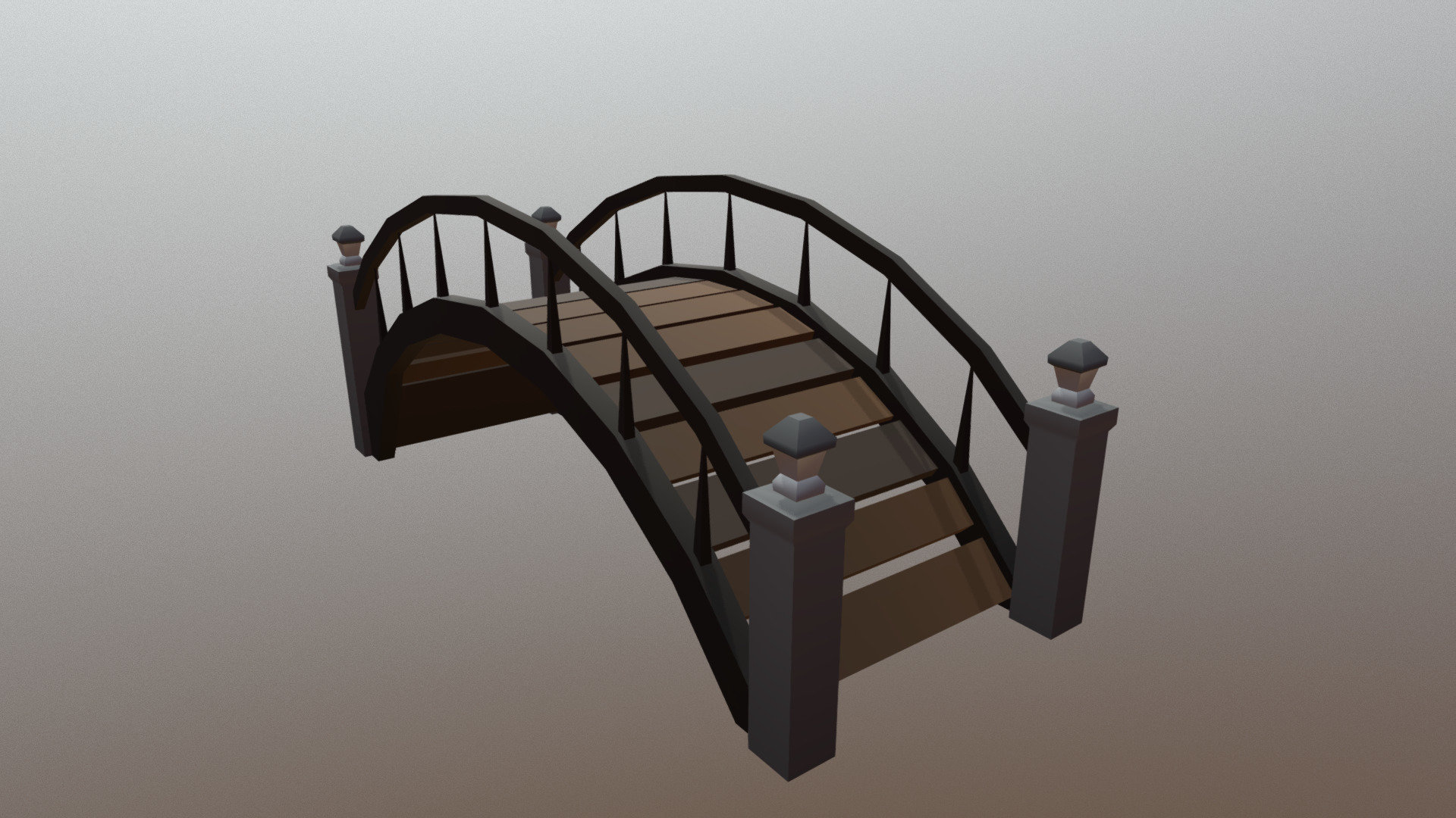 Wooden Bridge - Download Free 3D model by BenjiToddArtist [20735dd ...