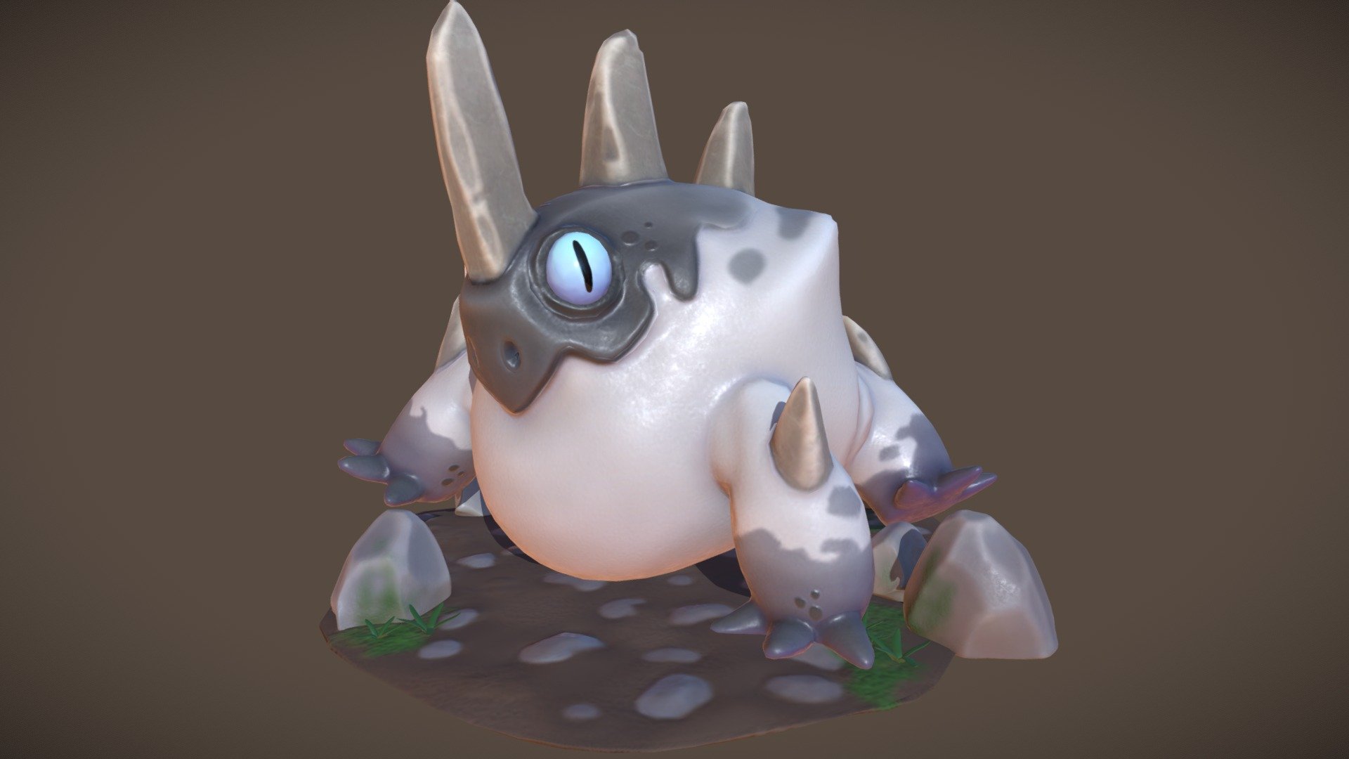 Cute Creature final - 3D model by eefjevanasperen [2074e51] - Sketchfab