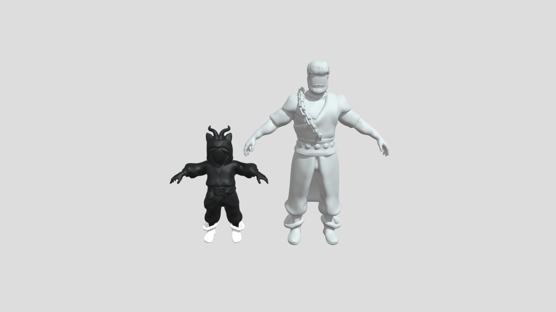 Final character meshes Foragers - 3D model by TSamuelT [207573b ...