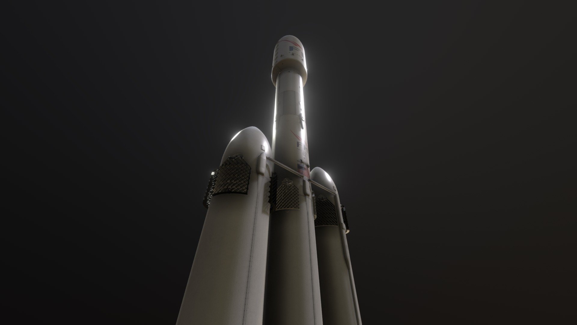 Falcon Heavy - Buy Royalty Free 3D model by EgirX (@EgirX) [20763a5 ...