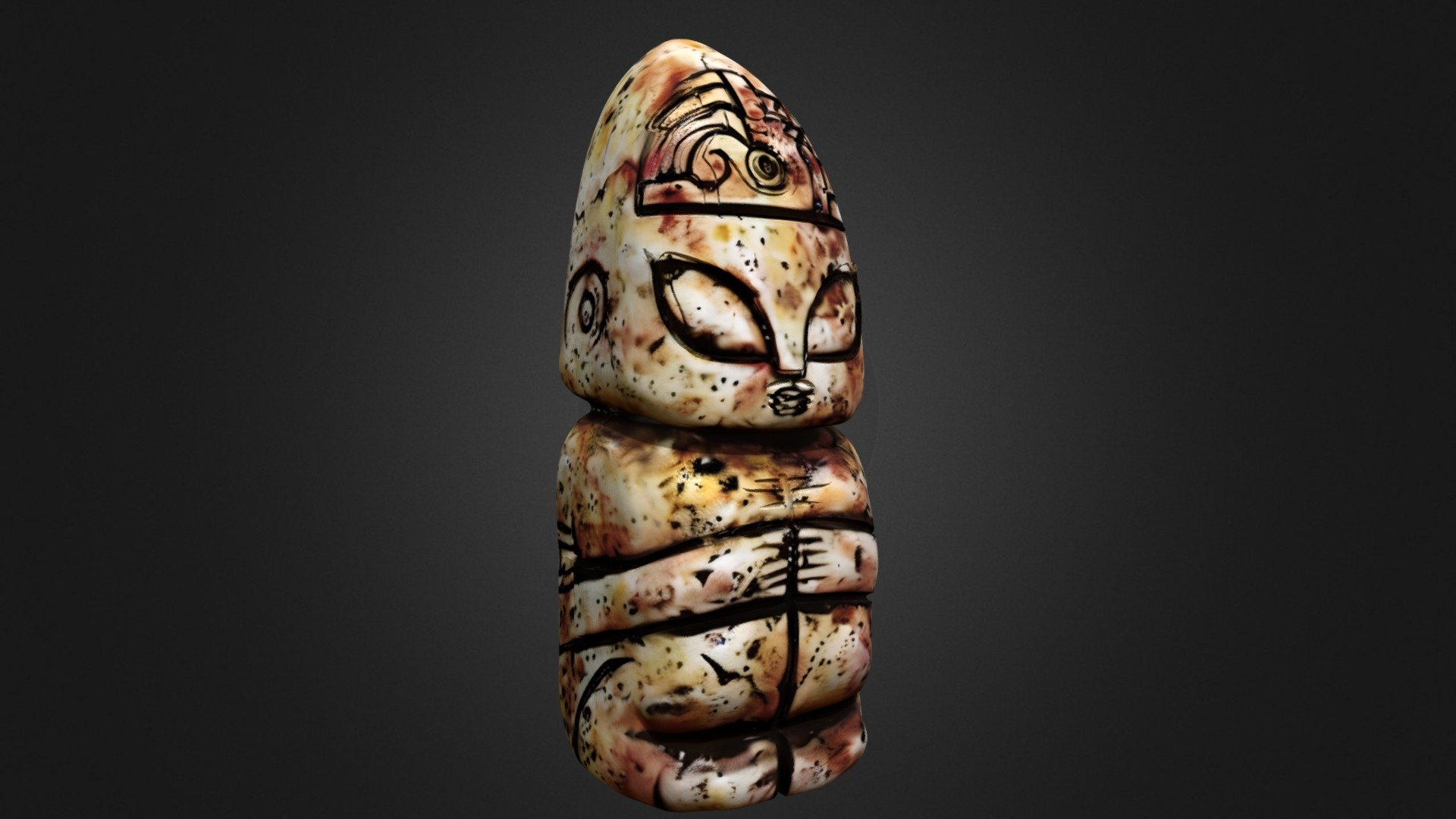 Ancient Alien Ojuelos Stone Artifact Arqueology - Download Free 3D ...