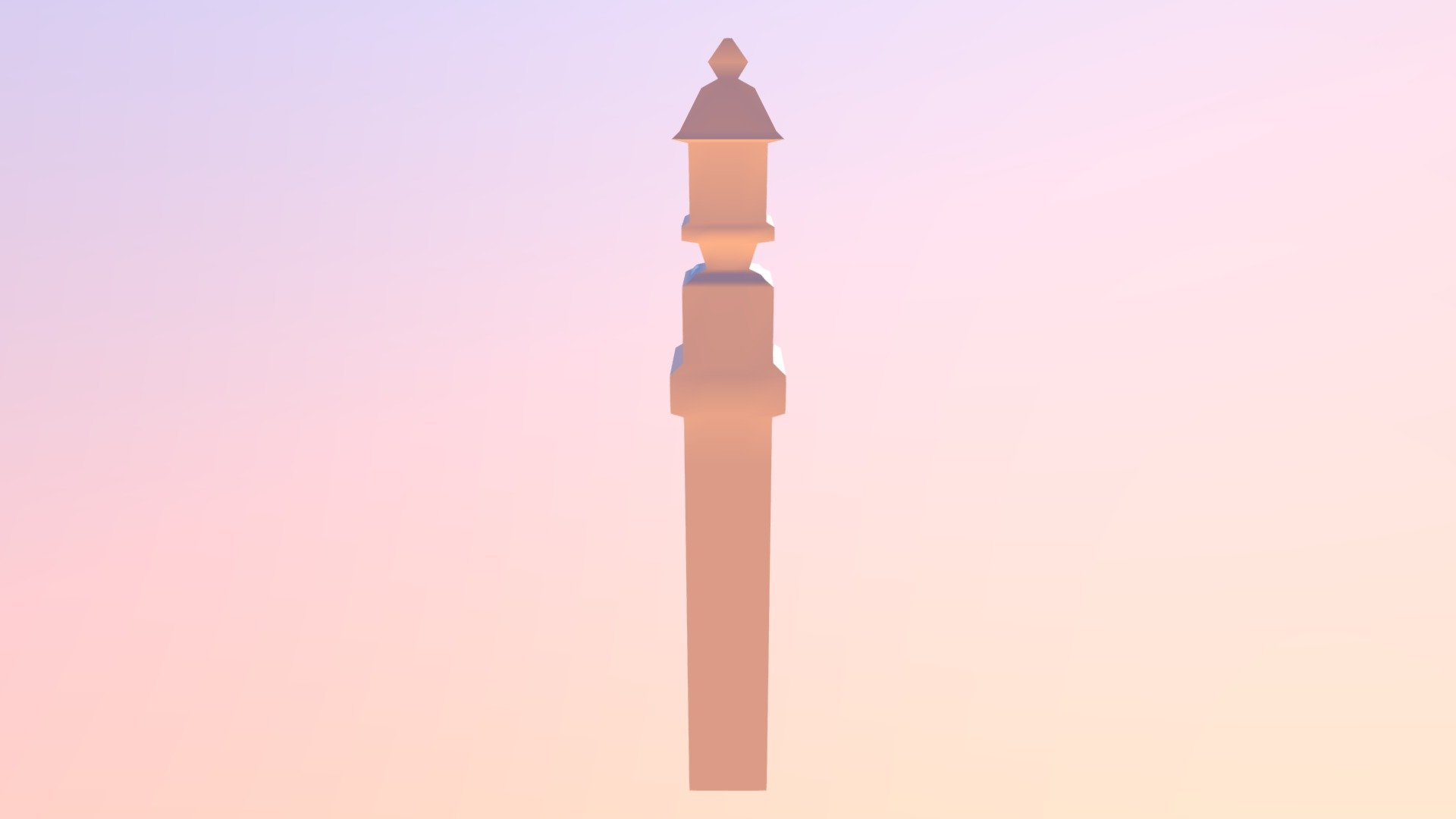 Glaspie Street Lamp - 3D model by BitStyle [20784a2] - Sketchfab