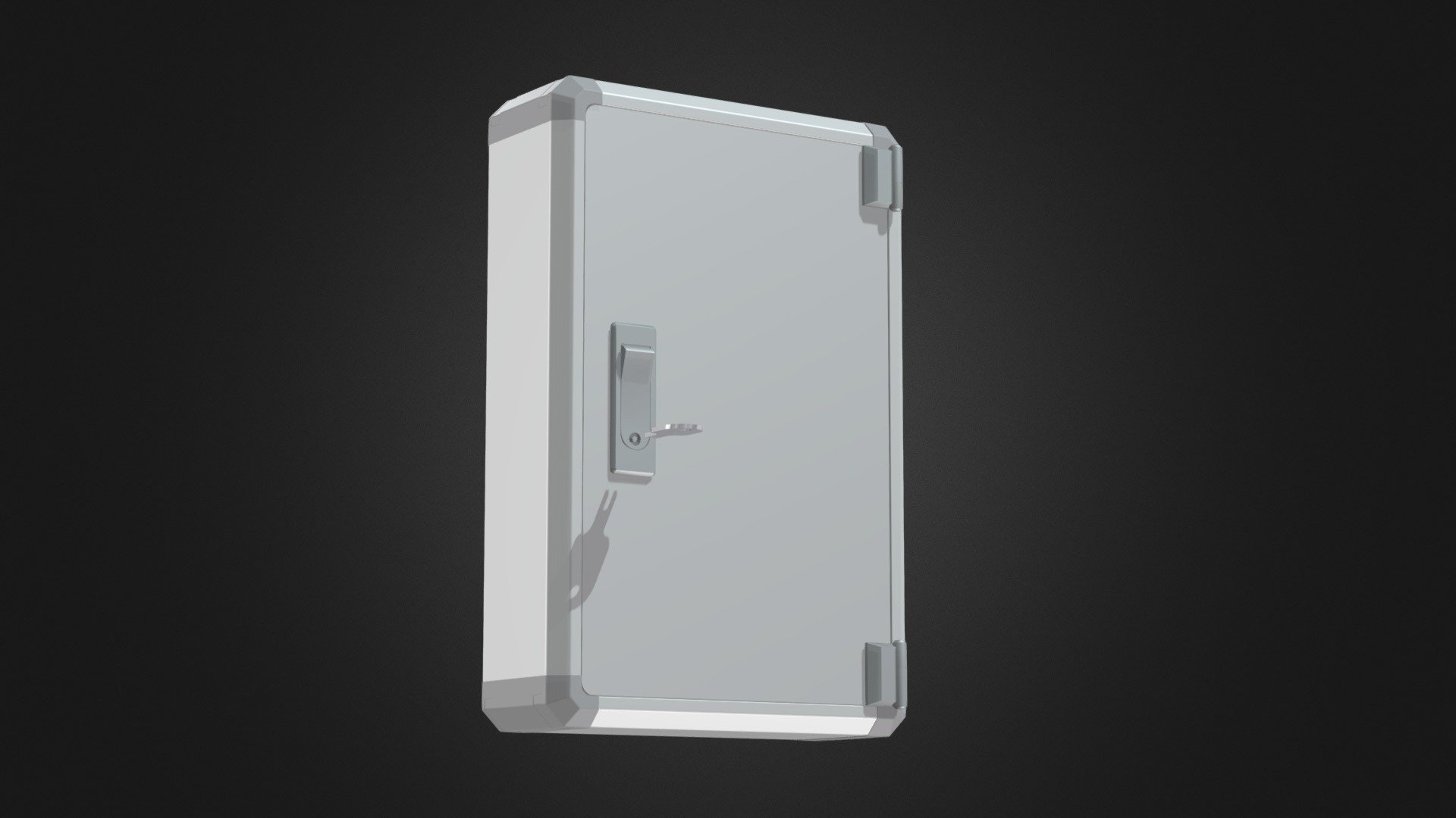 ALUMINIUM BOX WITH HINGED DOOR - FCW - 3D model by takachitec5 [2079414 ...
