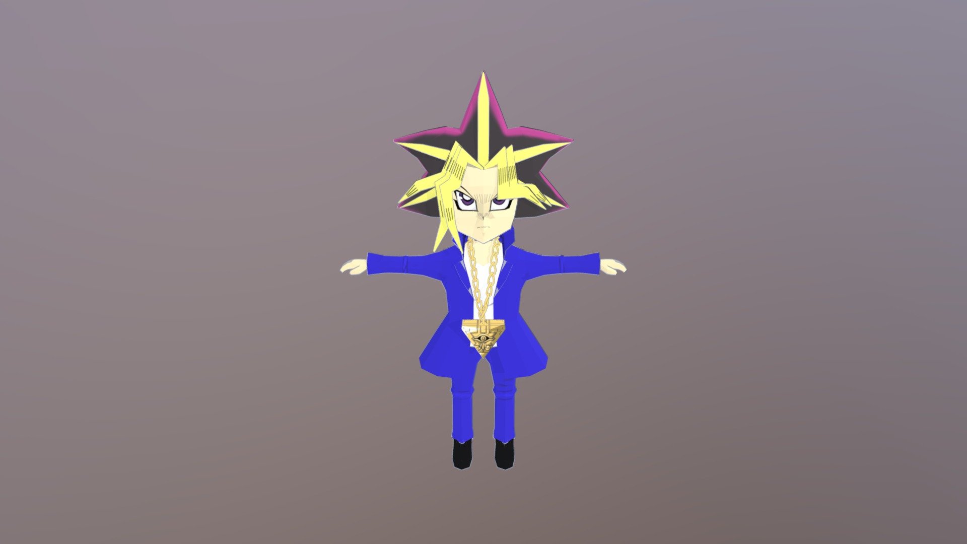 Yu Gi Oh Low Poly Character - 3D model by imnanan_ [20795ed] - Sketchfab