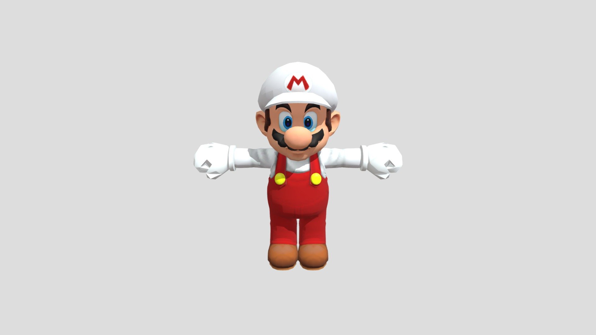 Wii - Super Mario Galaxy - Fire Mario - Download Free 3D model by ...