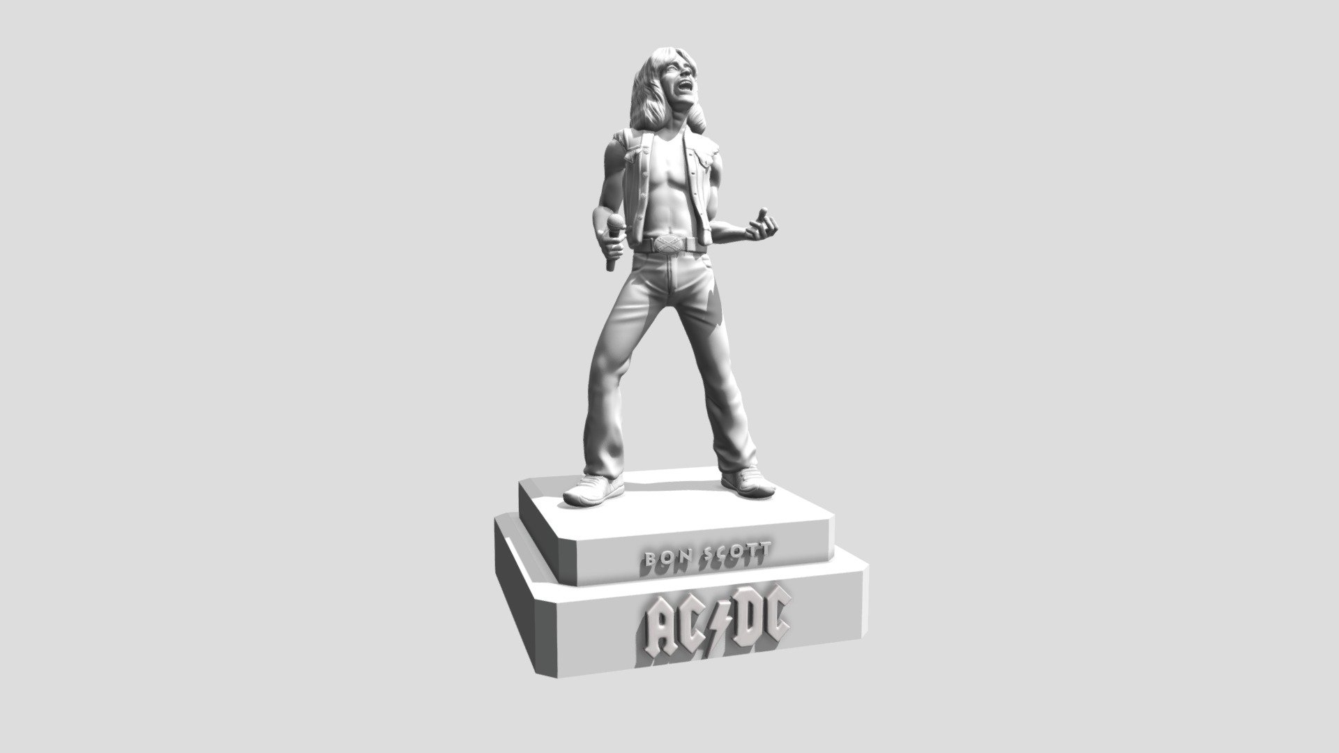 Bon Scott ACDC - 3d printing - Buy Royalty Free 3D model by ronnie_yonk ...