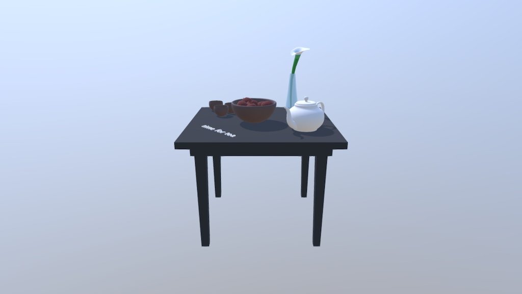 Time for Tea - 3D model by Wasabee (@tinysnails) [207e141] - Sketchfab