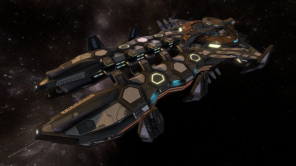 Command Ship - 3D model by daedalus29 [207edac] - Sketchfab