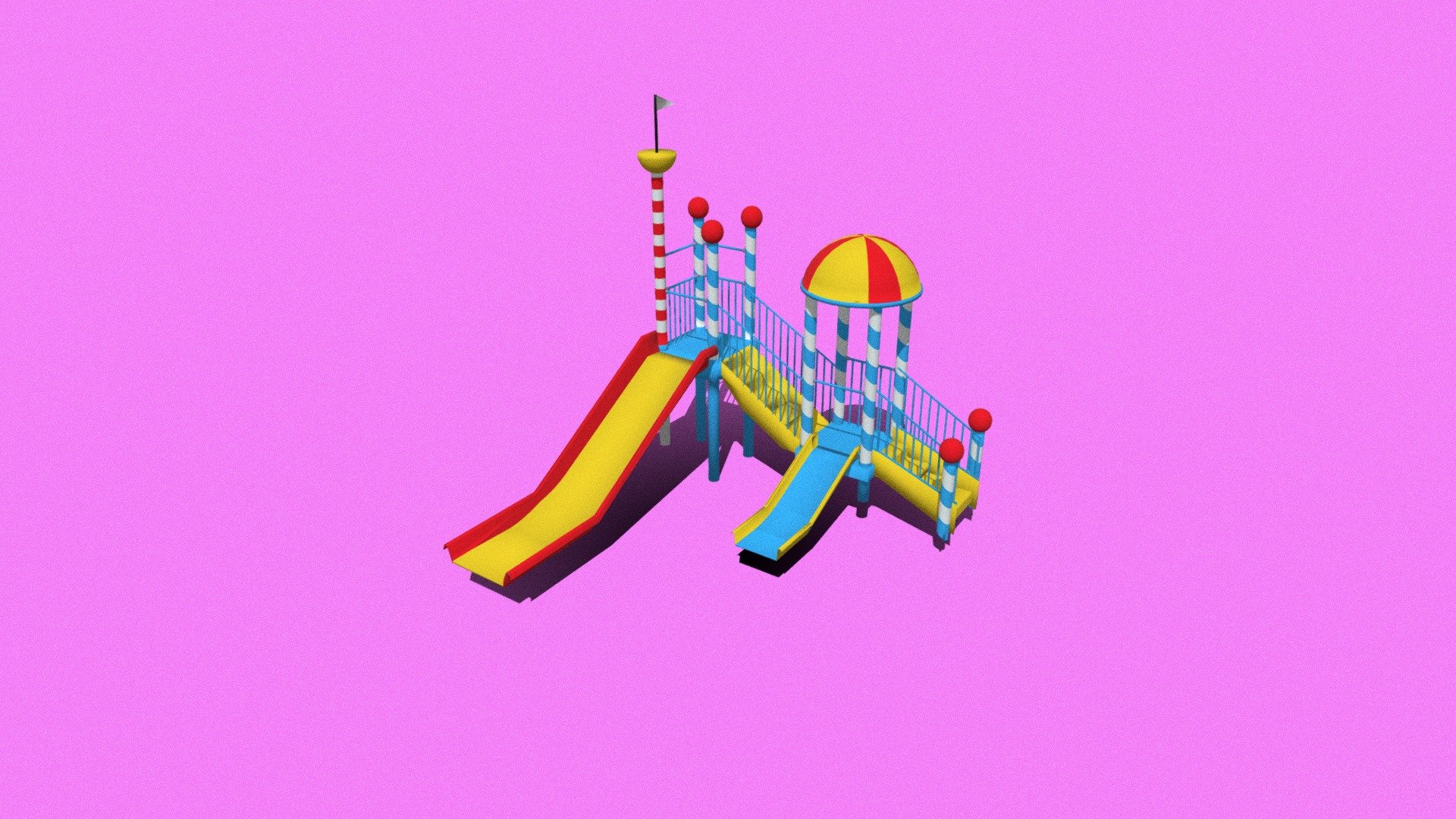 Castle Slidestoboganes_castillo - 3D model by Ped3d [207f1a4] - Sketchfab