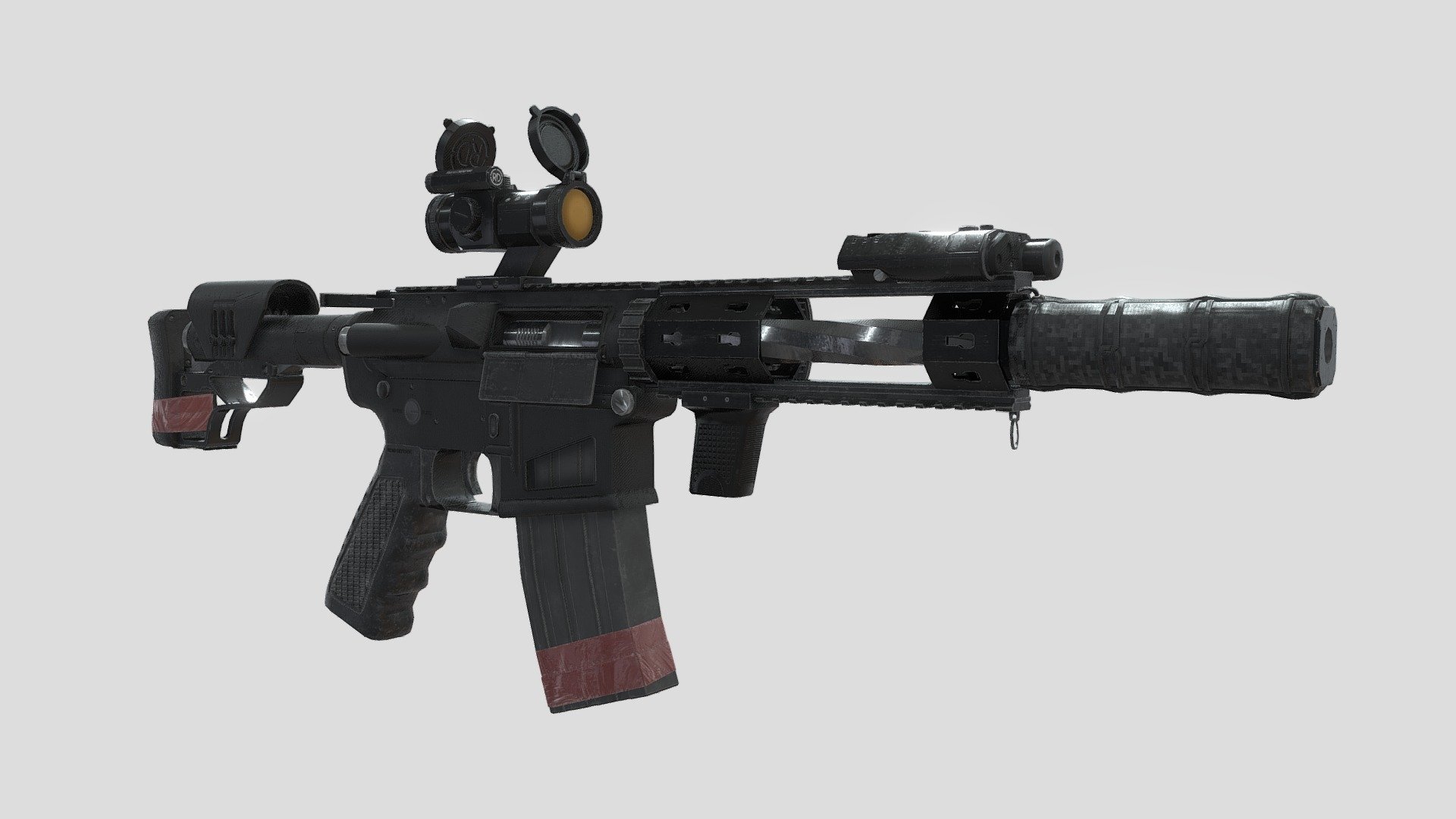 M4 Assault Rifle - 3D model by chris2000 (@ieattables.be.trollin ...