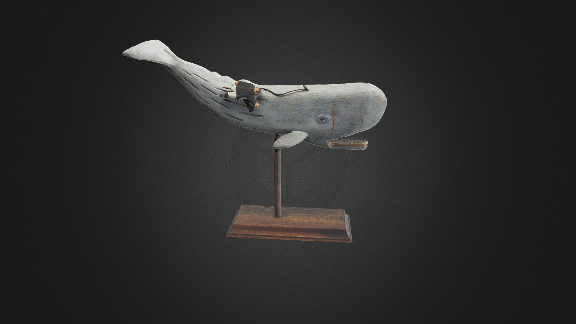Moby Dick with Captain Ahab #27 - 3D model by Emma.Dietrich [207fc4c ...