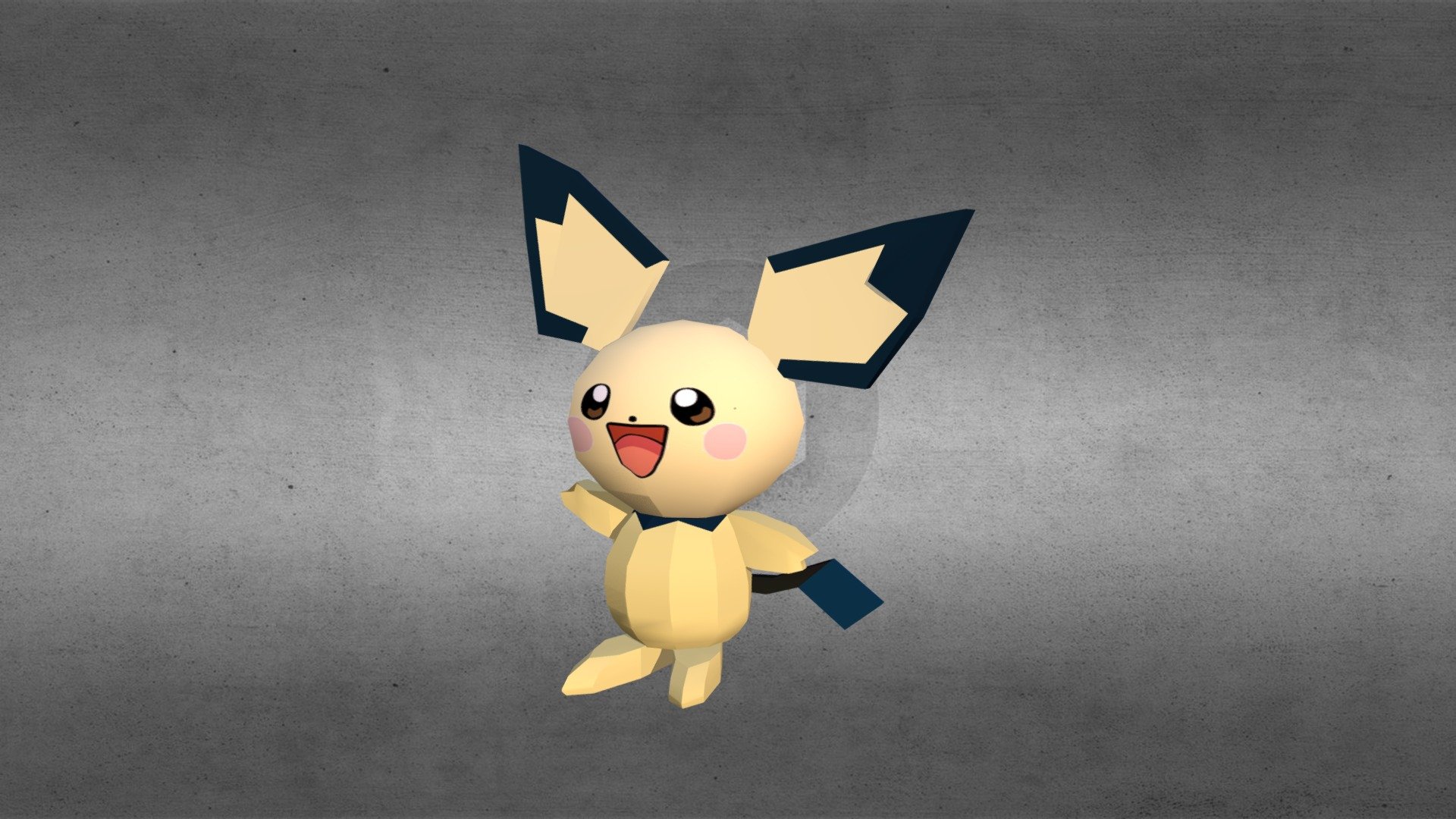 Pichu or at least I tried - 3D model by Francesca (@frankdrawz ...